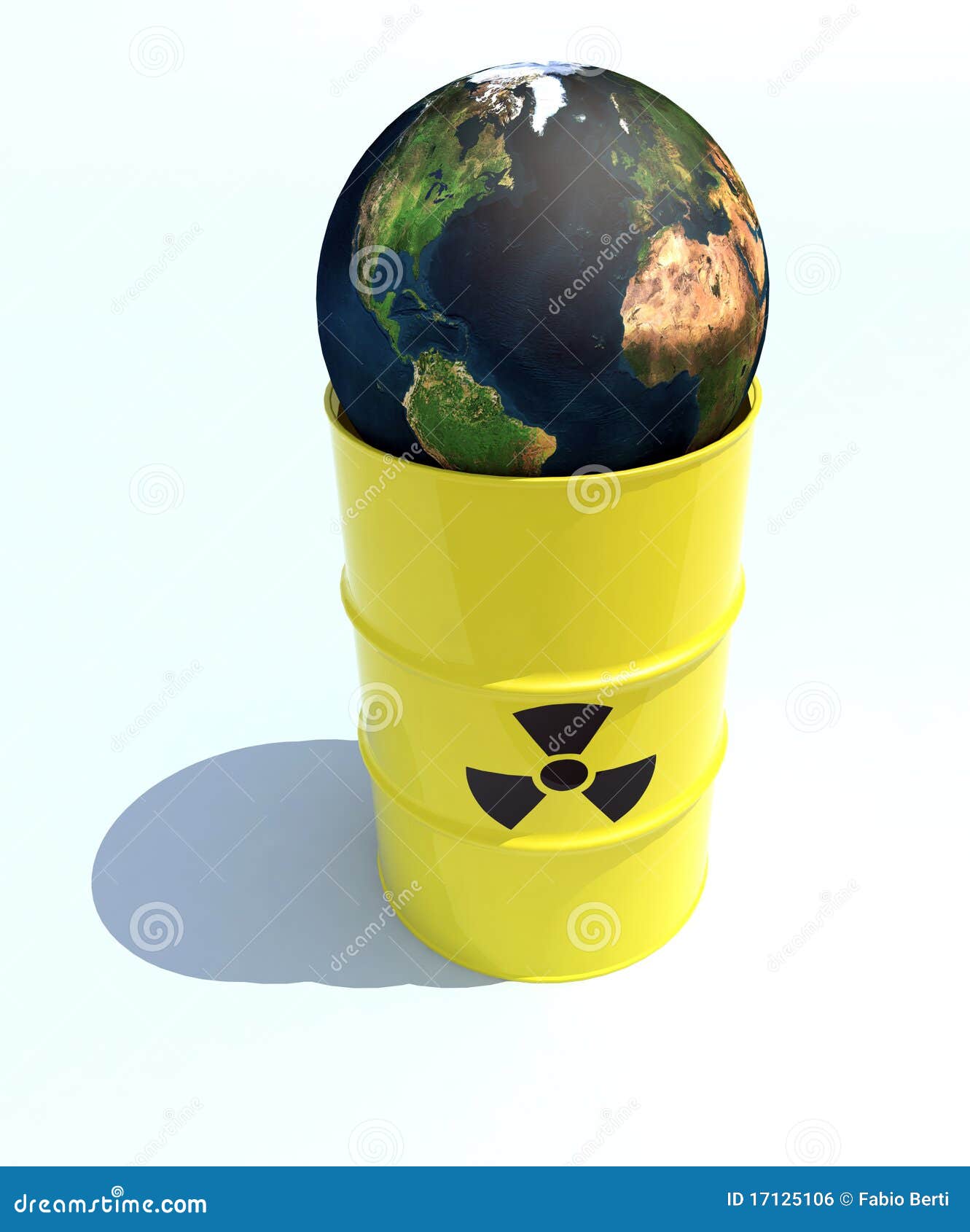Radioactivity And World Map Vector Illustration | CartoonDealer.com ...