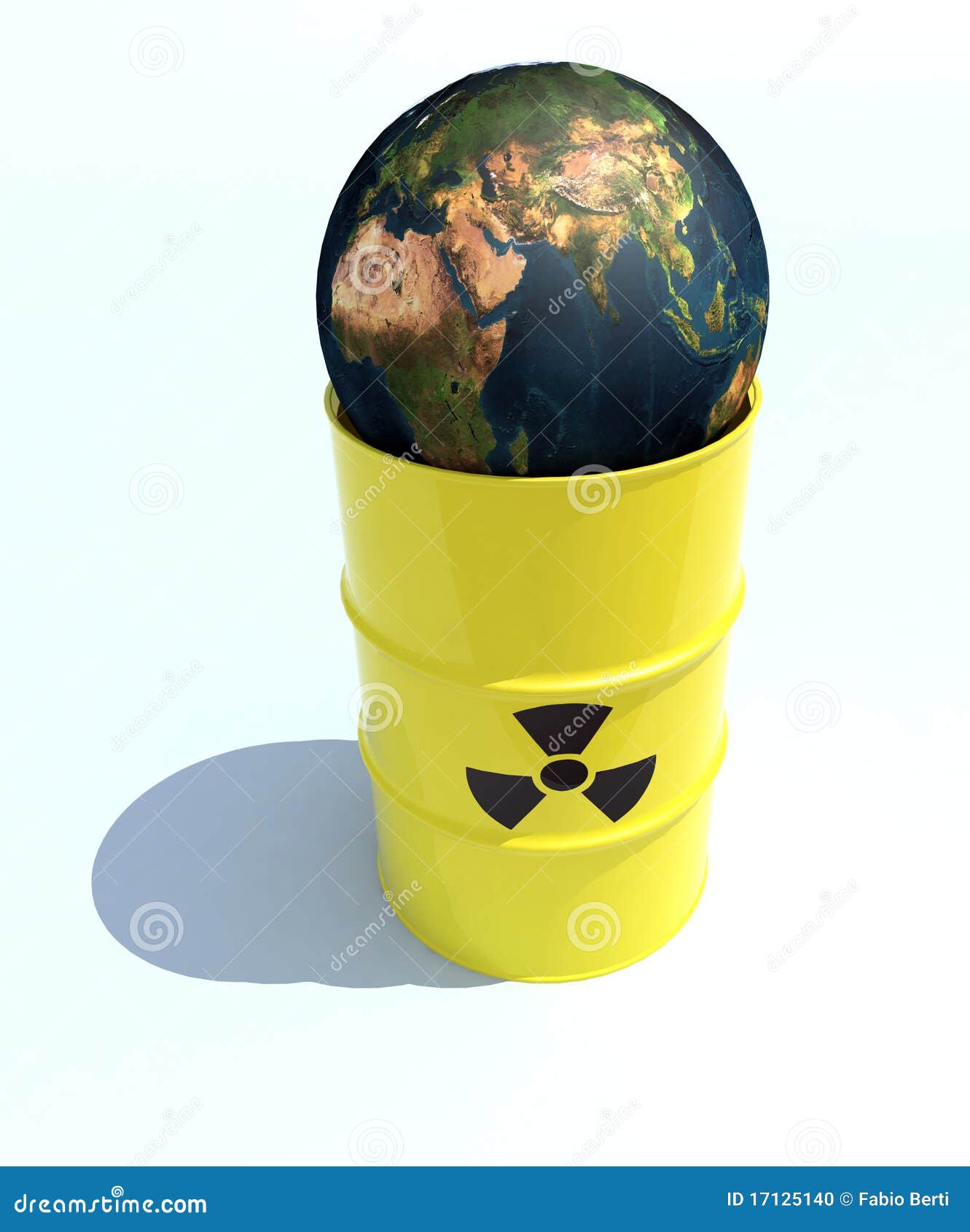 Radioactivity And World Map Vector Illustration | CartoonDealer.com ...