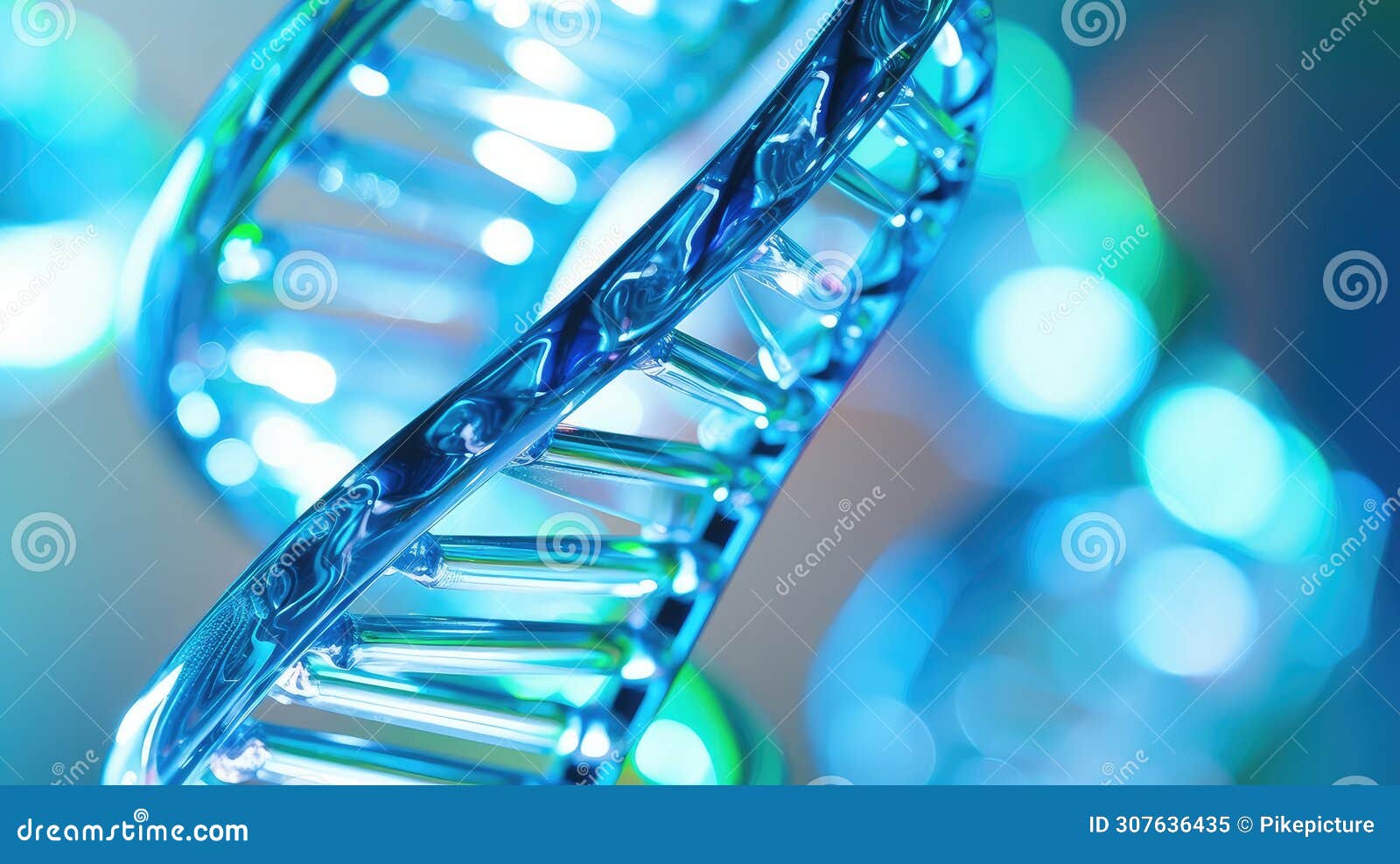 Nucleotide dna chain stock illustration. Illustration of double - 307636435