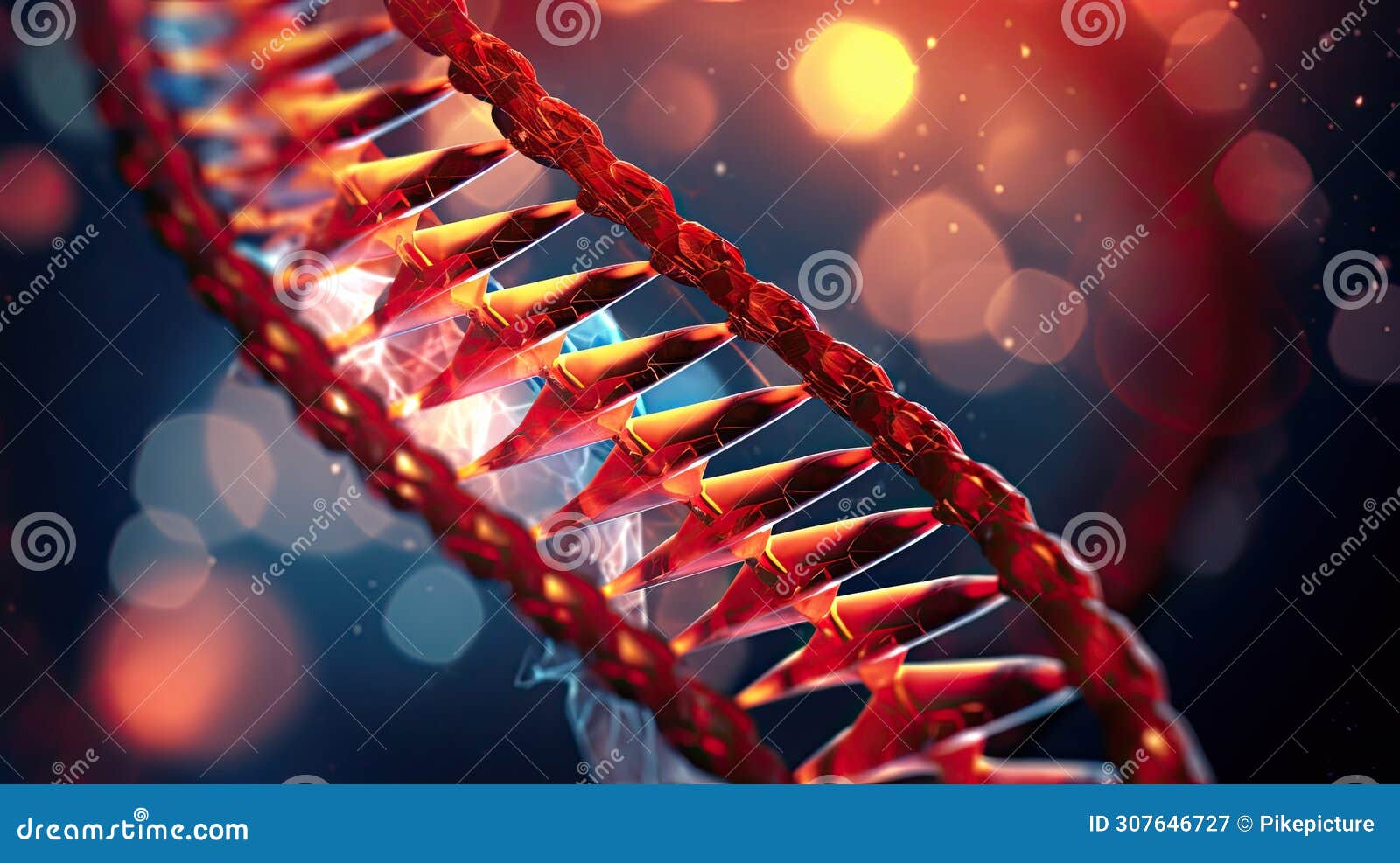 Mutation Dna Spiral Cartoon Vector Illustration | CartoonDealer.com ...