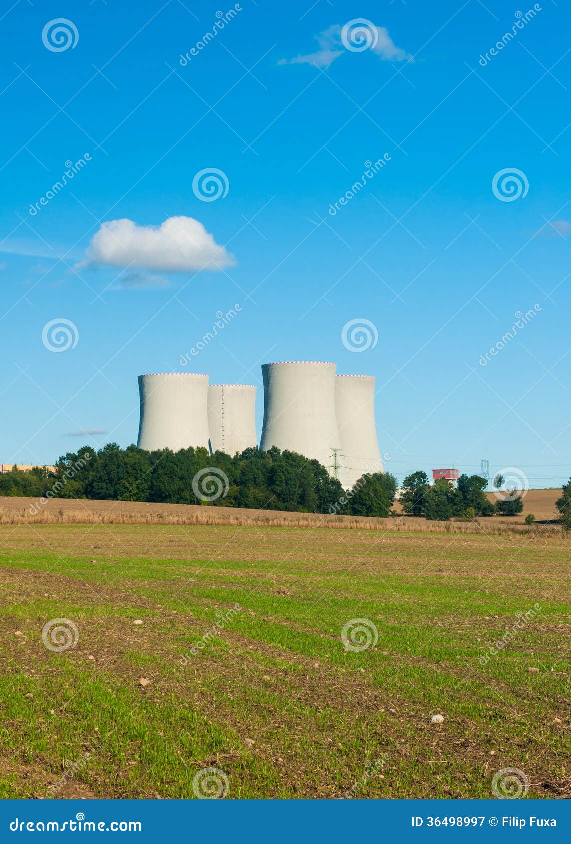 Nucler power plant stock image. Image of electricity - 36498997