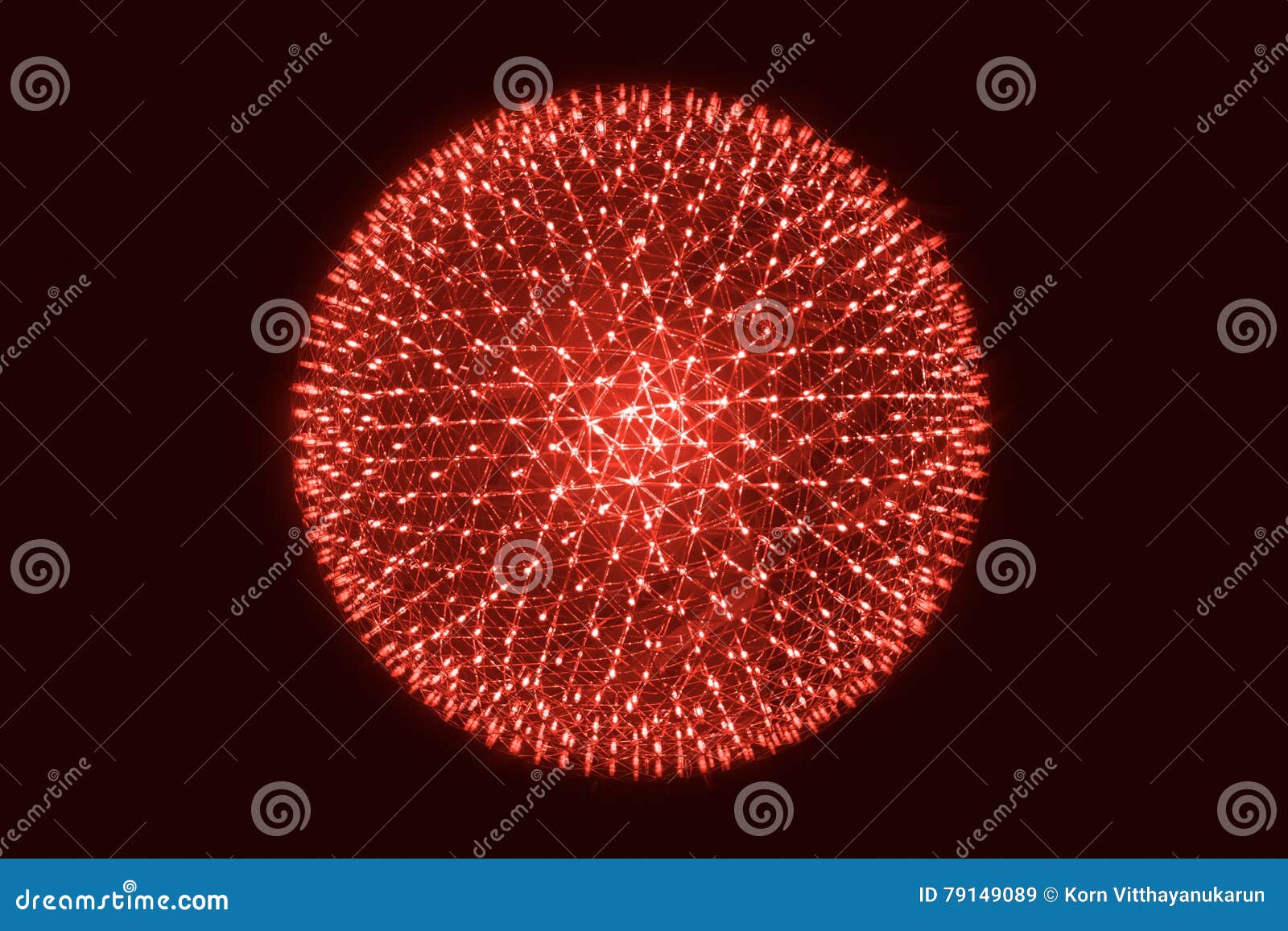Nucleus of Atom Ball or Nuclear Explode Ray Radiation. Stock Image ...