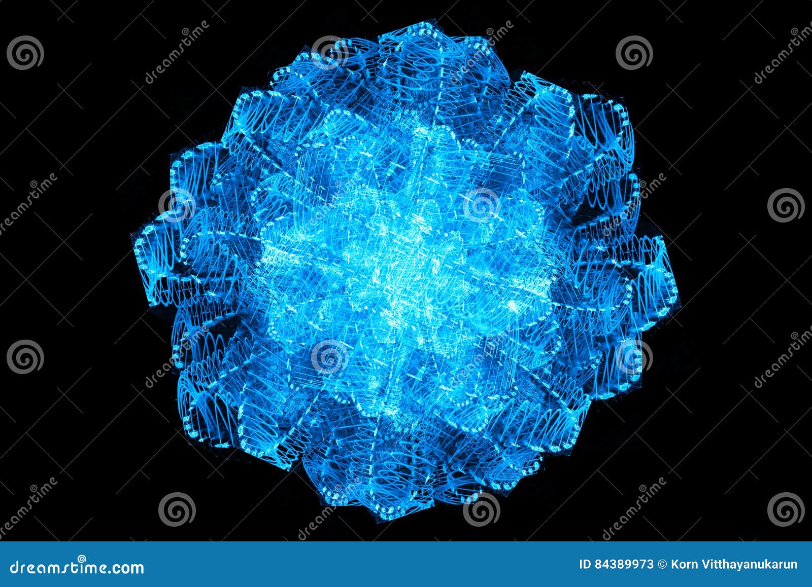 Nucleus of Atom Nuclear Explode Ray Radiation Stock Illustration ...