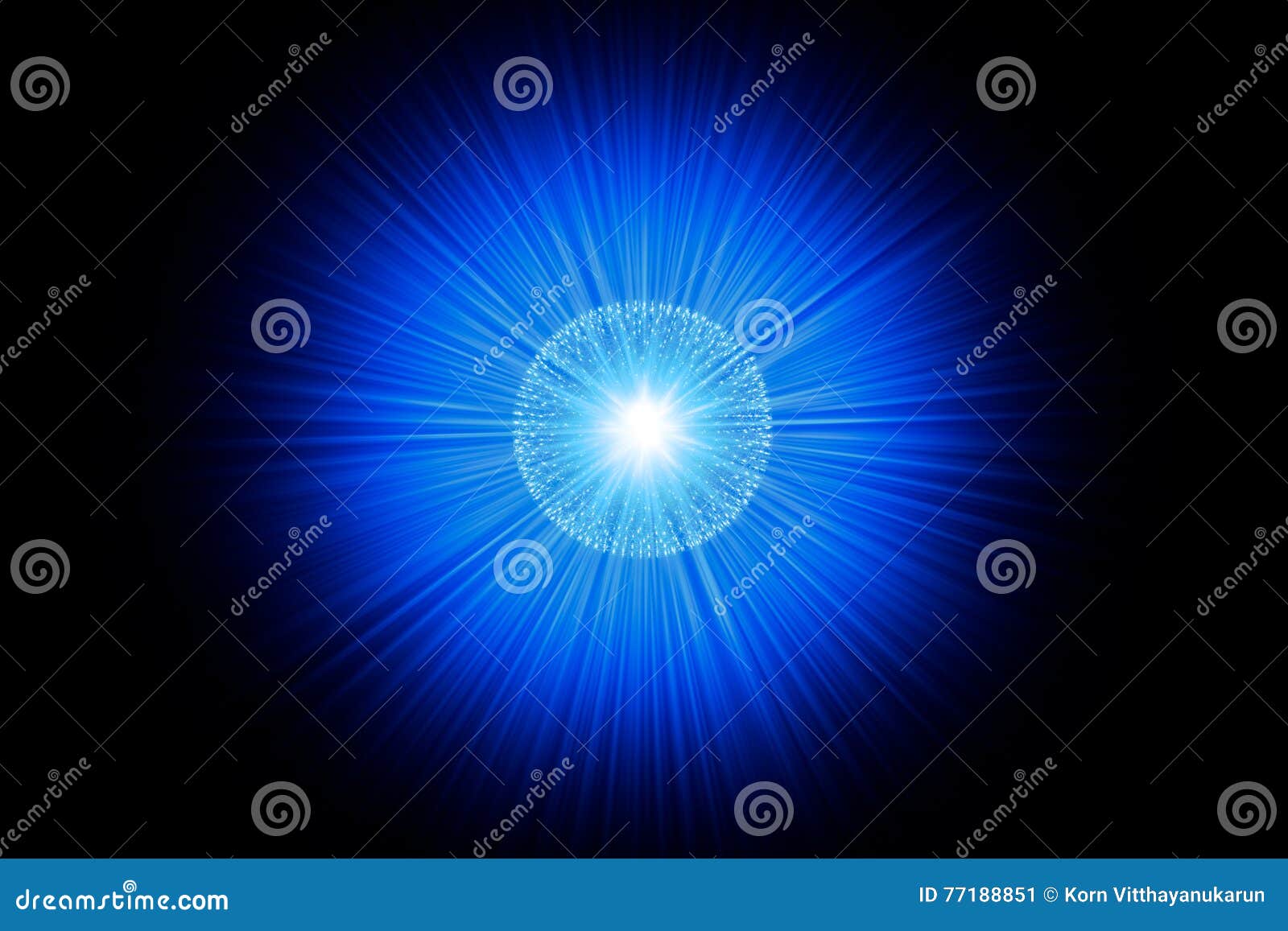 Nucleus of Atom Nuclear Explode Ray Radiation Science Illustration ...