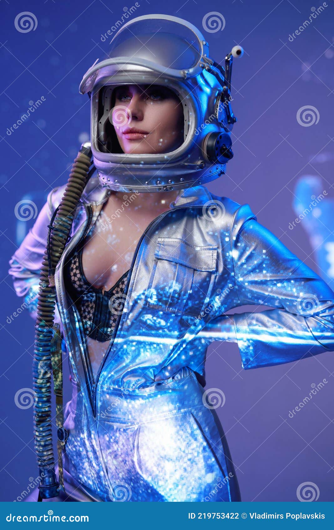 Woman In Space Suit