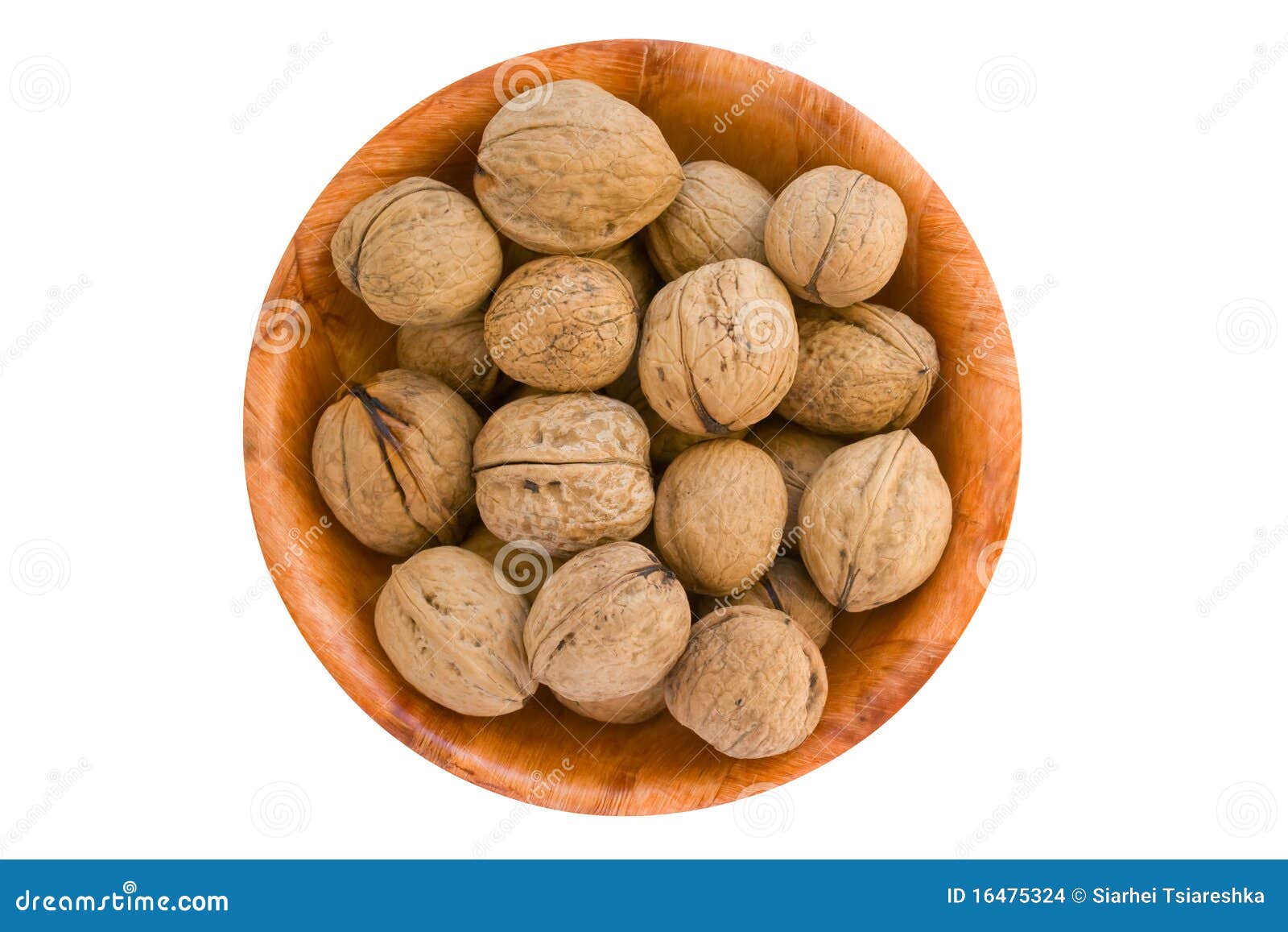 Nueces En Placa De Madera Redonda. Foto de archivo - Imagen de placa ...