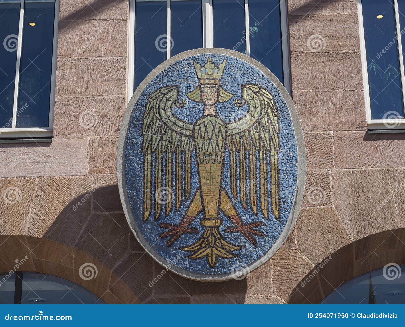 German Eagle Sign in Nuernberg Editorial Image - Image of european ...