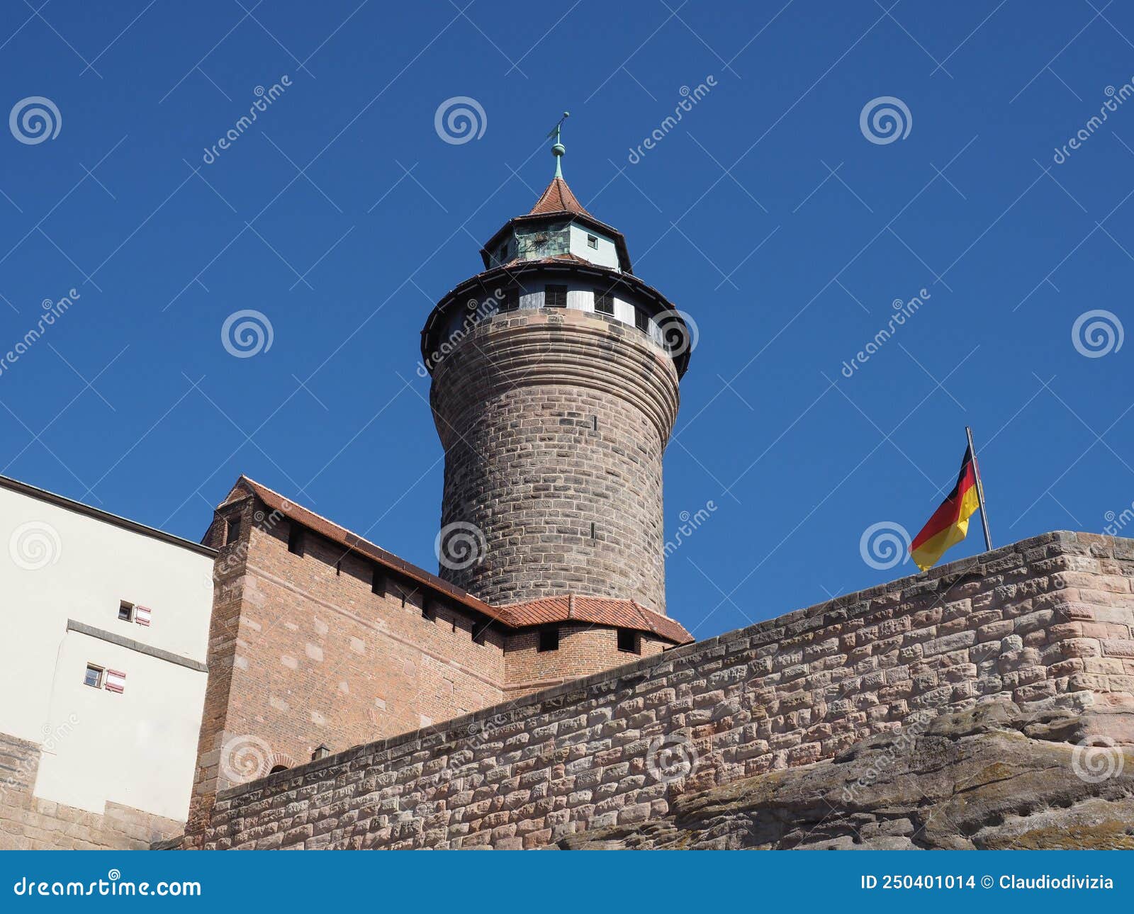 Nuernberger Burg Castle in Nuernberg Stock Photo - Image of germany ...