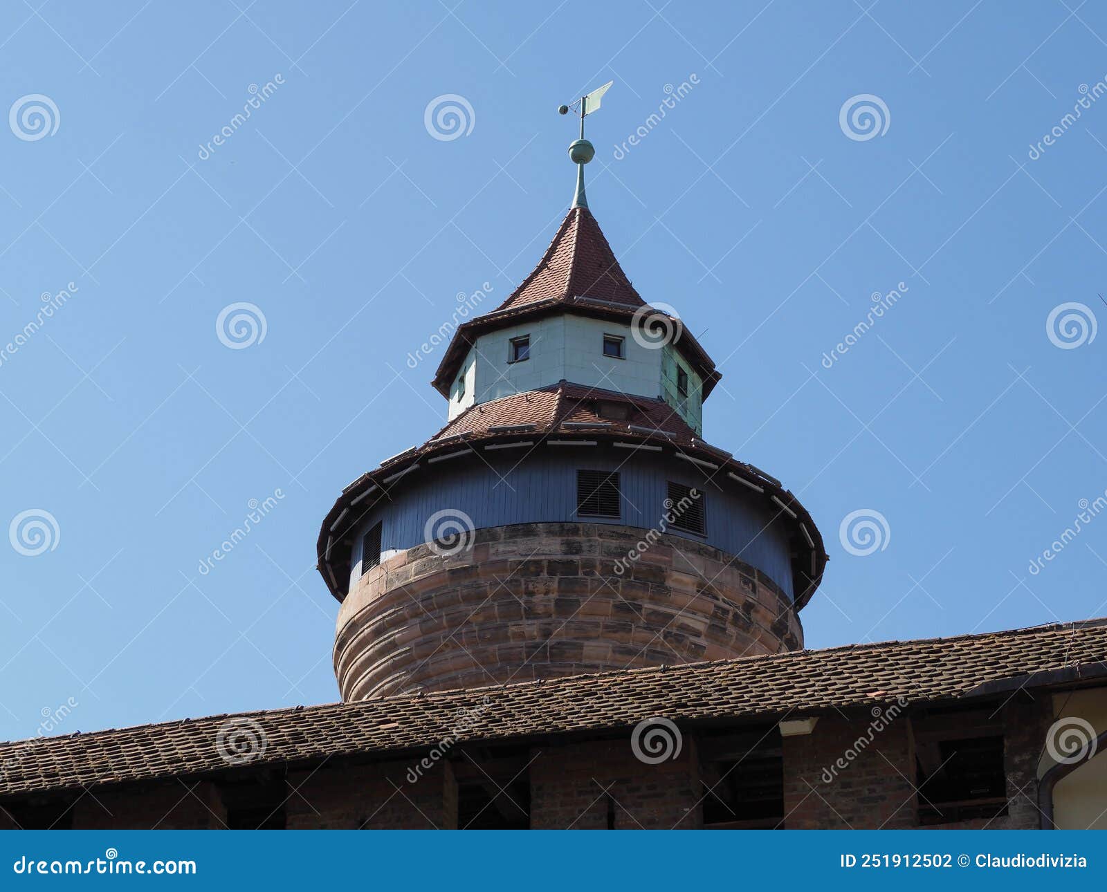 Nuernberger Burg Castle in Nuernberg Stock Photo - Image of town ...