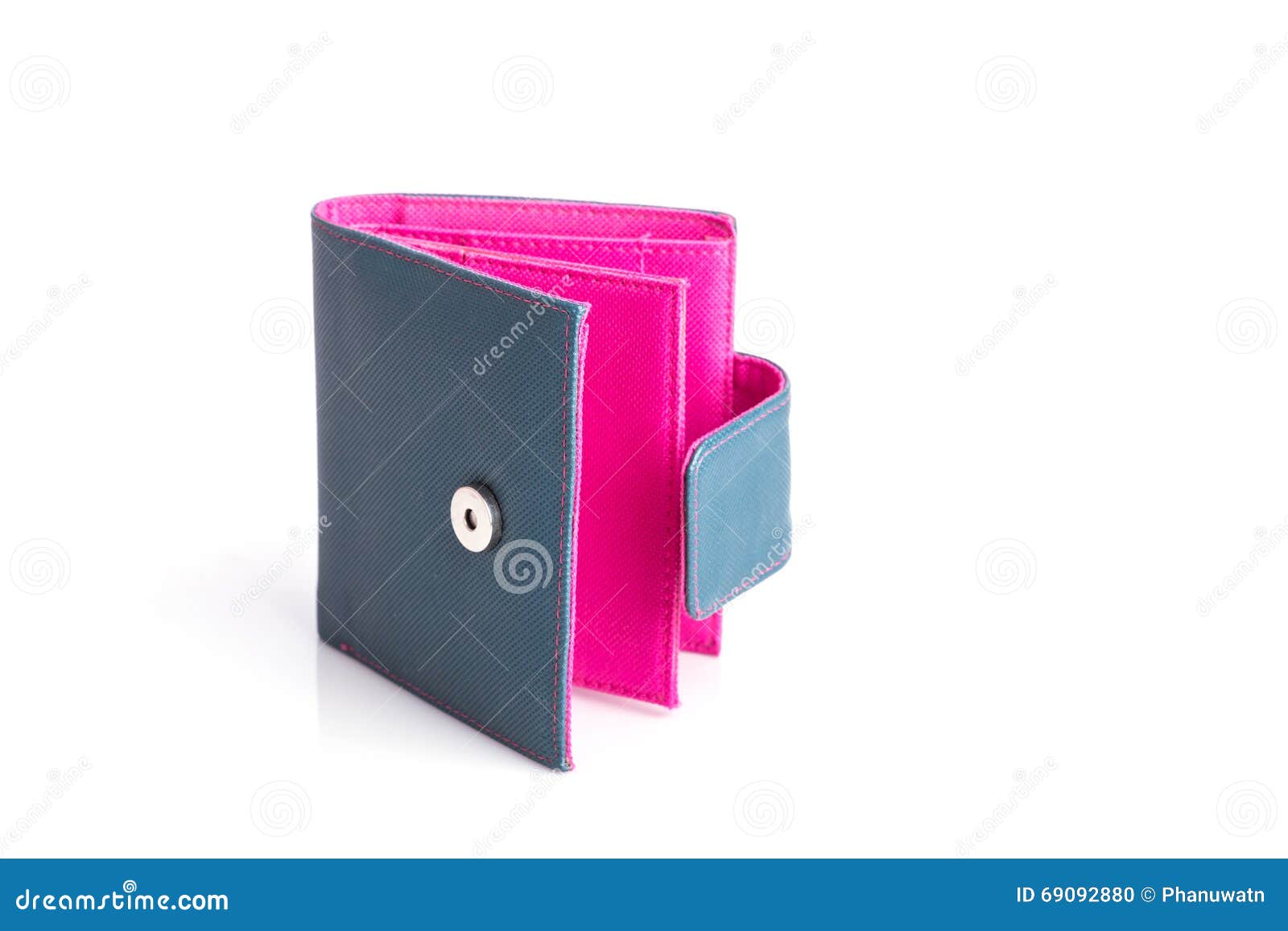 Nueva Cartera Rosada Aislada En El Fondo Blanco Foto de archivo ...