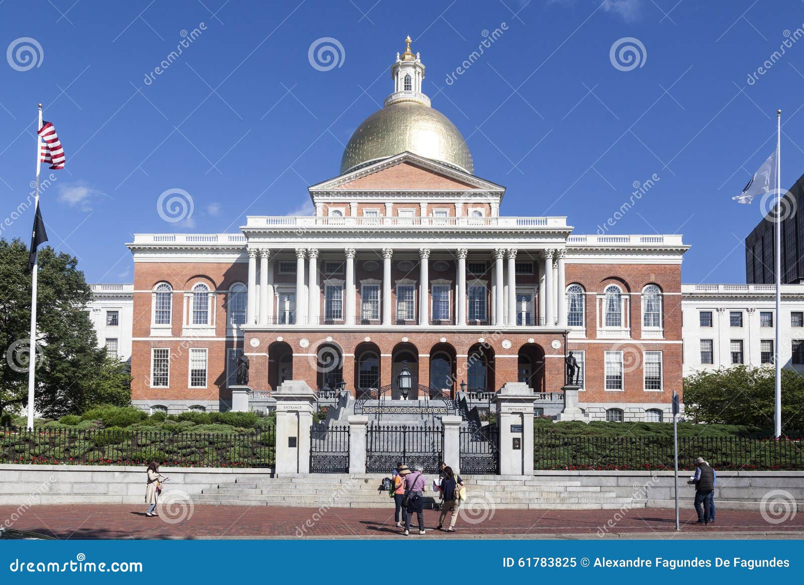 Nueva Casa Del Estado De Boston Massachusetts Imagen editorial - Imagen ...
