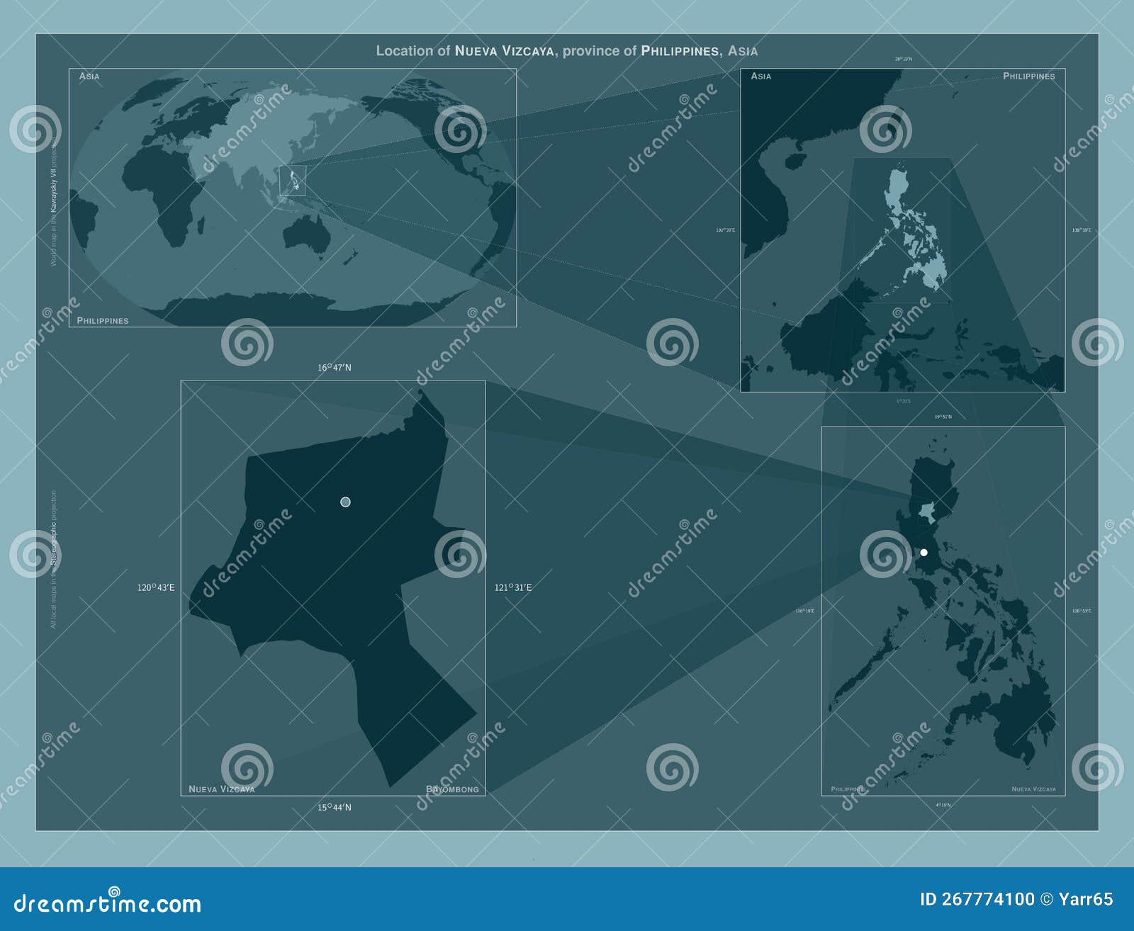 Nueva Vizcaya, Philippines. Described Location Diagram Stock ... Nueva Vizcaya, Philippines. Described Location Diagram Stock ...