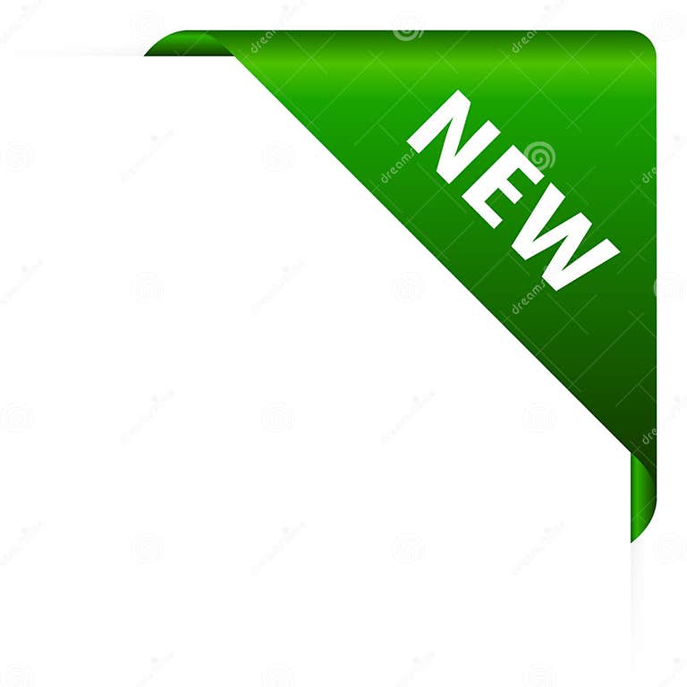 Nuevo icono ilustración del vector. Ilustración de esquinas - 21496027