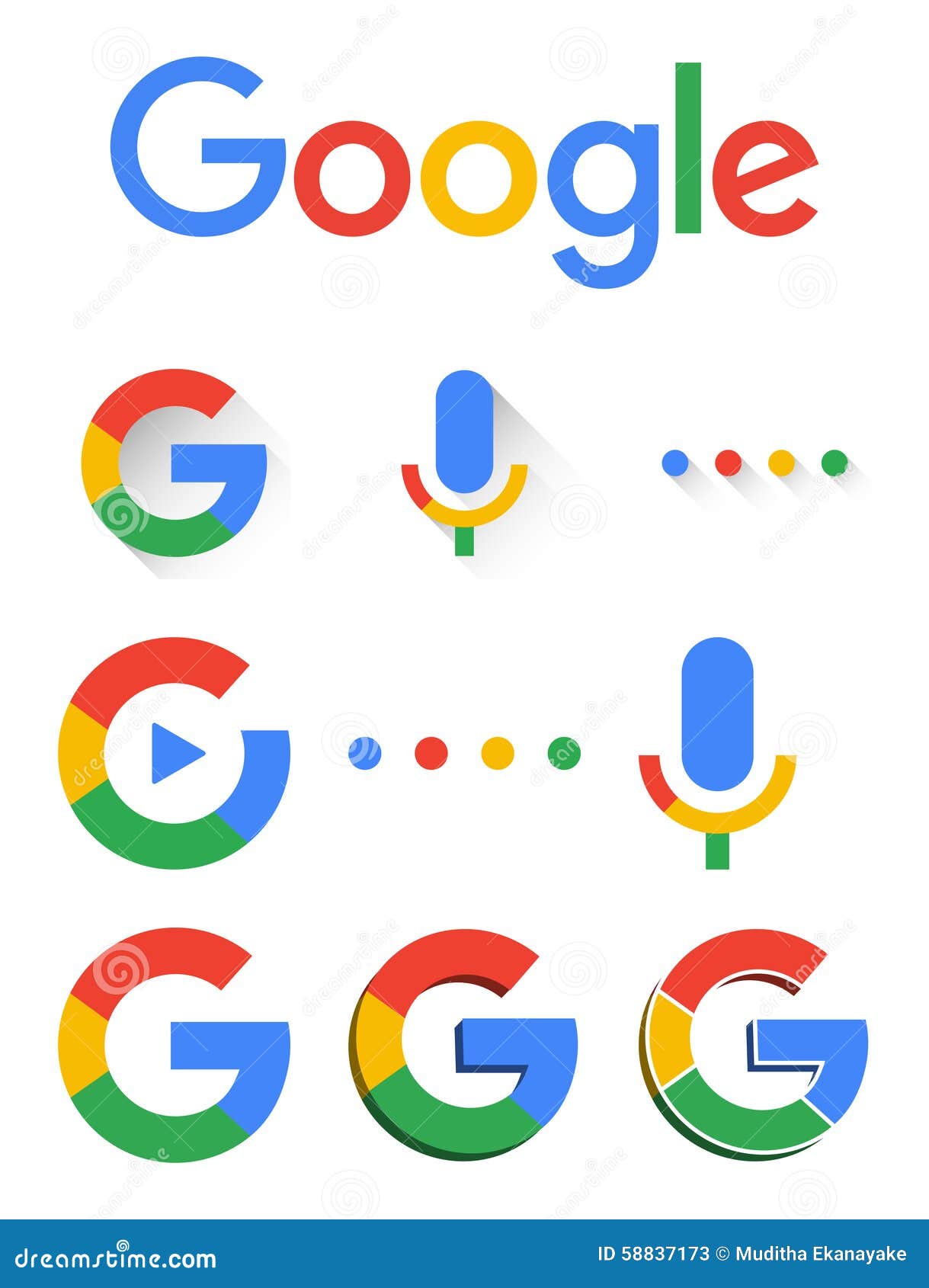 Nuevo Logotipo 2015 De Google Foto de archivo editorial - Ilustración ...