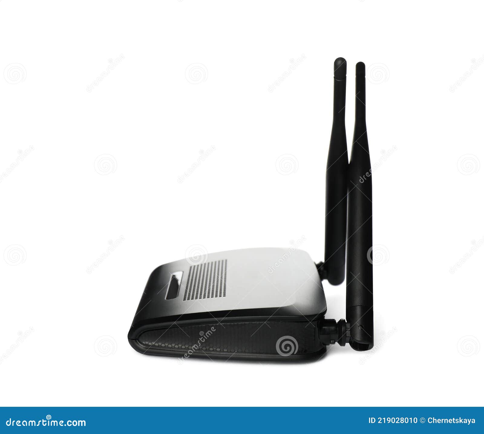 Nuevo Router Wifi Moderno Aislado En Blanco Foto de archivo - Imagen de ...