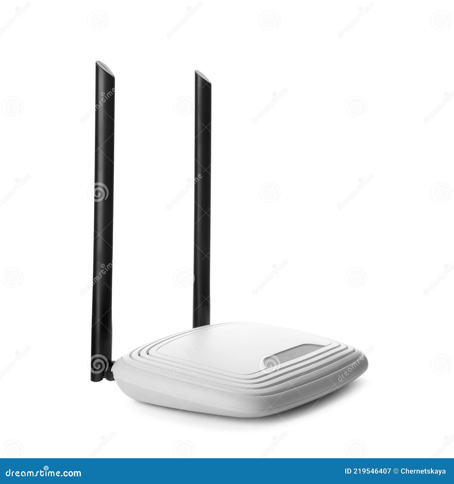 Nuevo Router Wifi Moderno Aislado En Blanco Imagen de archivo - Imagen ...