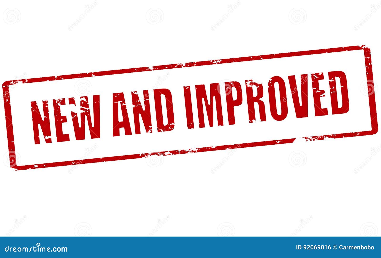 Nuevo y mejorado stock de ilustración. Ilustración de construido - 92069016