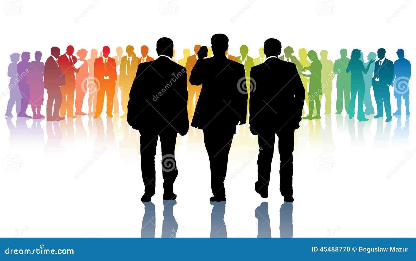 Nuevos líderes ilustración del vector. Ilustración de corporativo ...