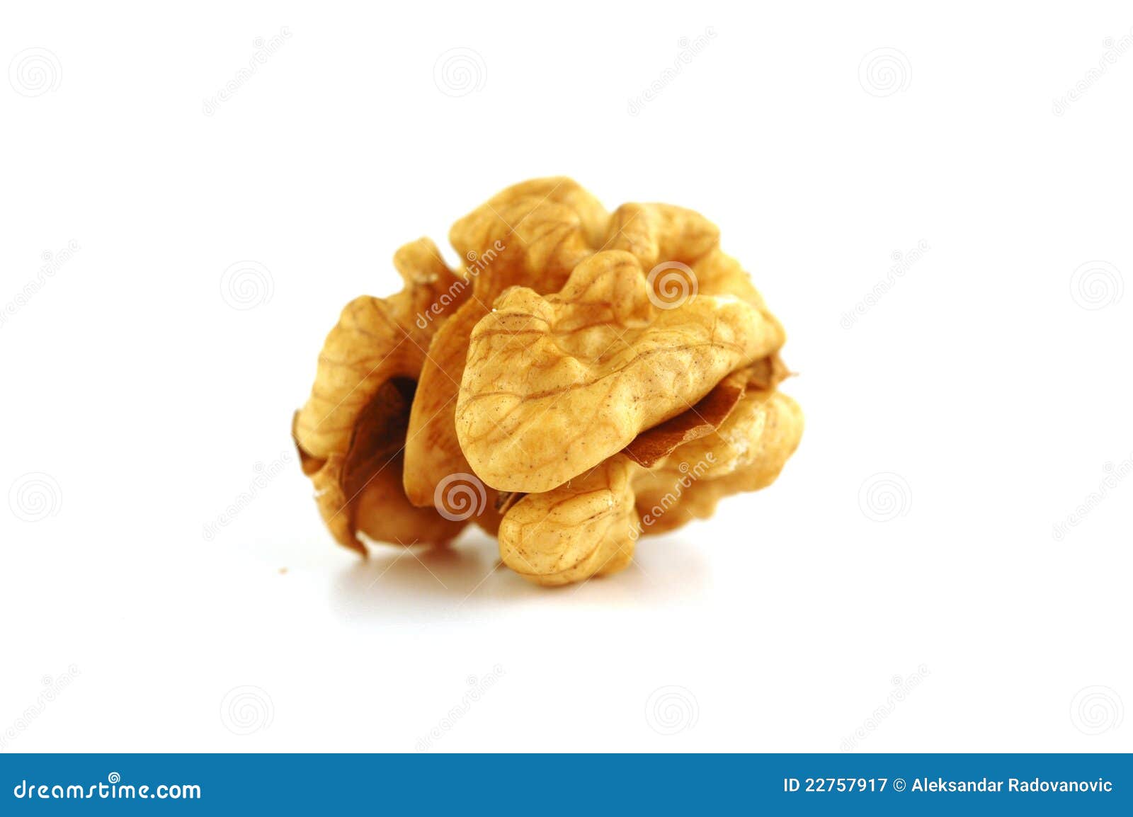 Nuez en blanco imagen de archivo. Imagen de fondo, delicioso - 22757917