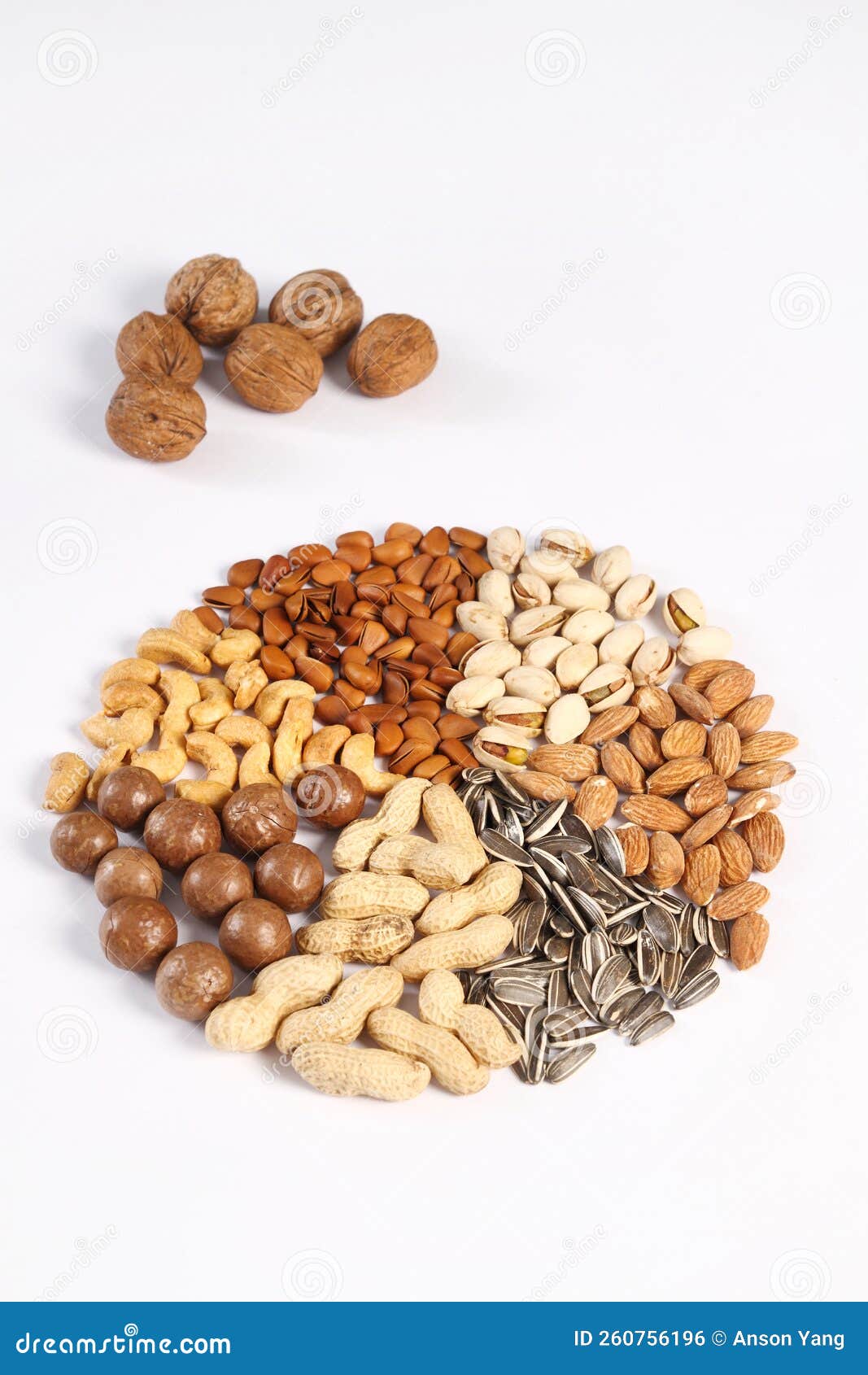 Nuez mixta foto de archivo. Imagen de plato, suelo, bocado - 260756196