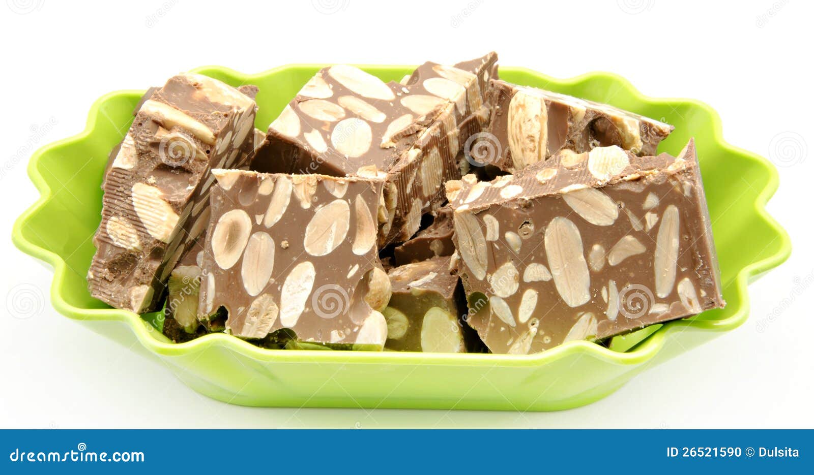 Nugat der Mandel stockfoto. Bild von periode, nachtisch - 26521590