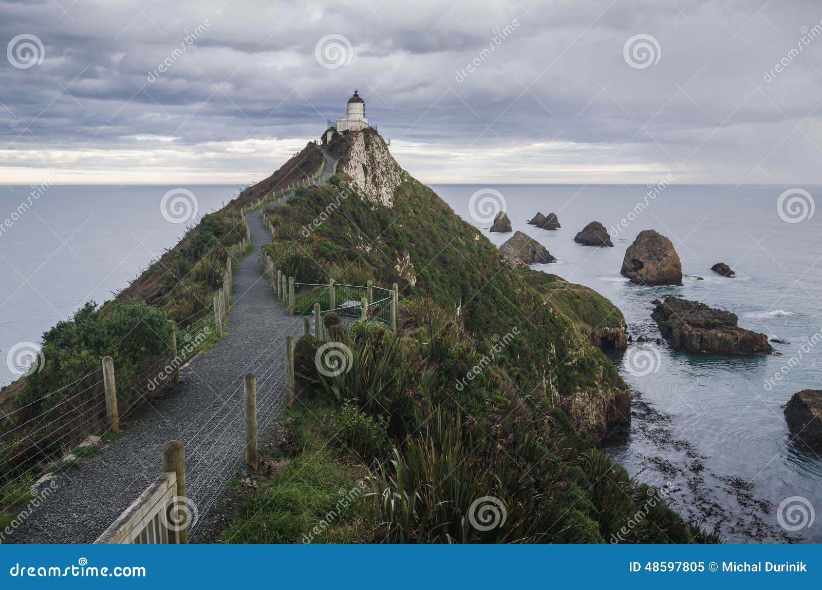 Nugget point, new zealand stock image. Image of point - 48597805