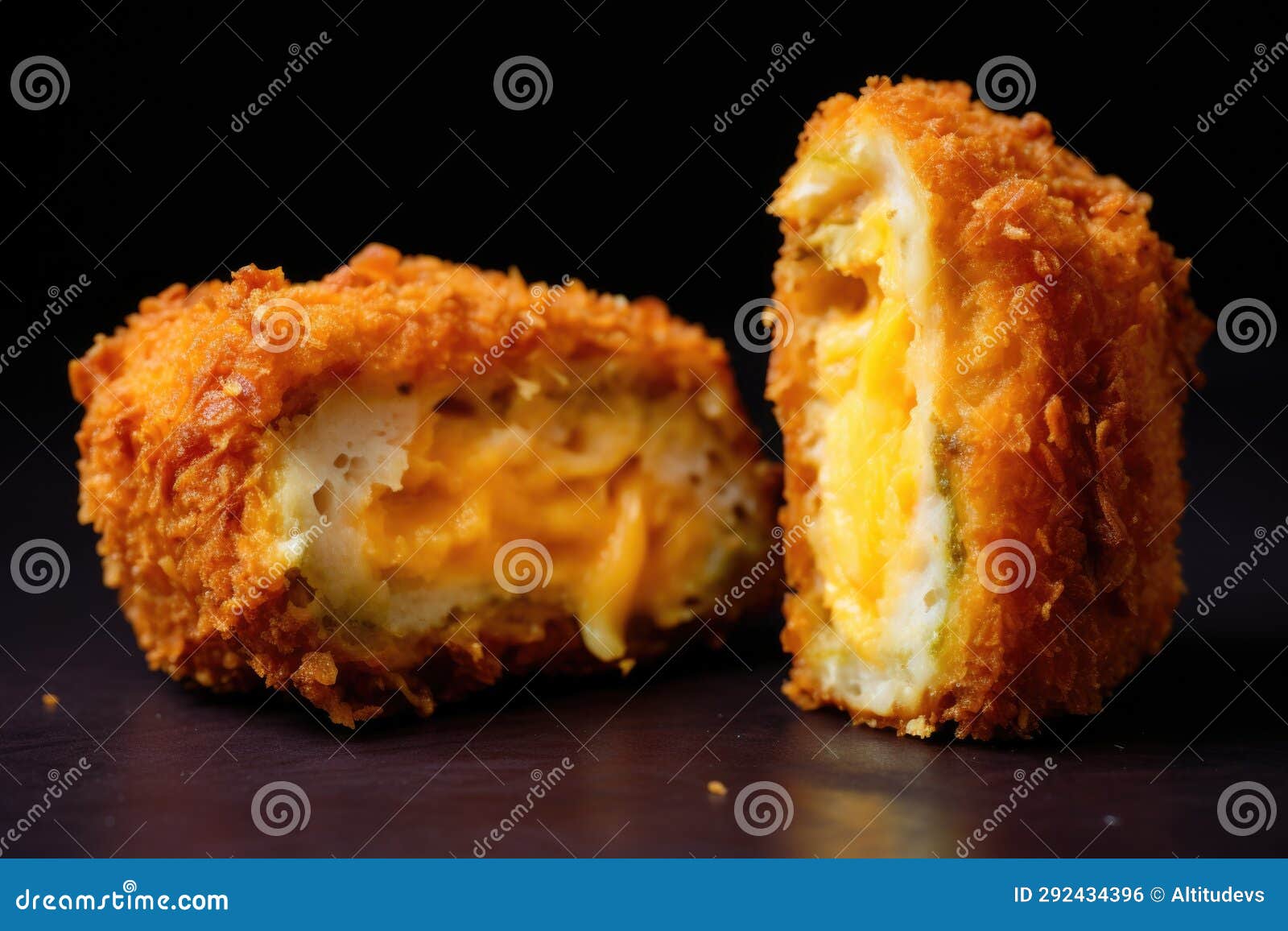 A Nugget Split into Two, Showing Interior Texture Stock Photo - Image ...