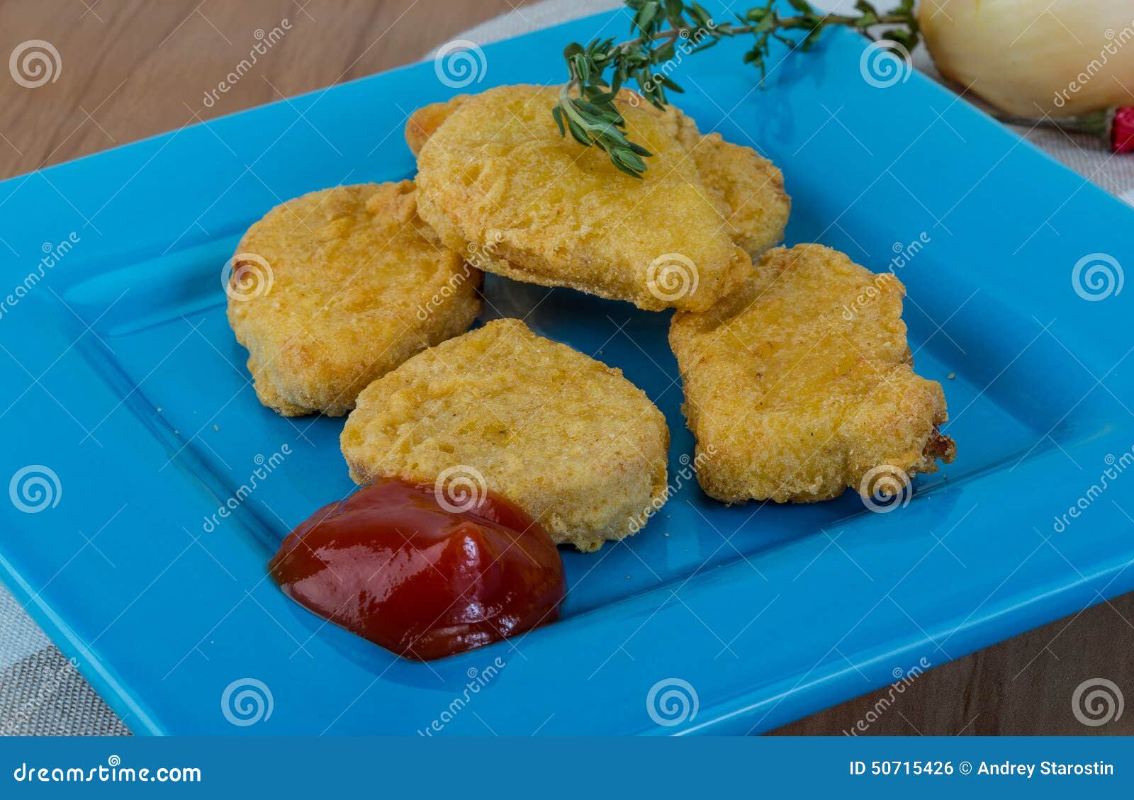 Nuggets stock photo. Image of cooked, crispy, plate, junk - 50715426