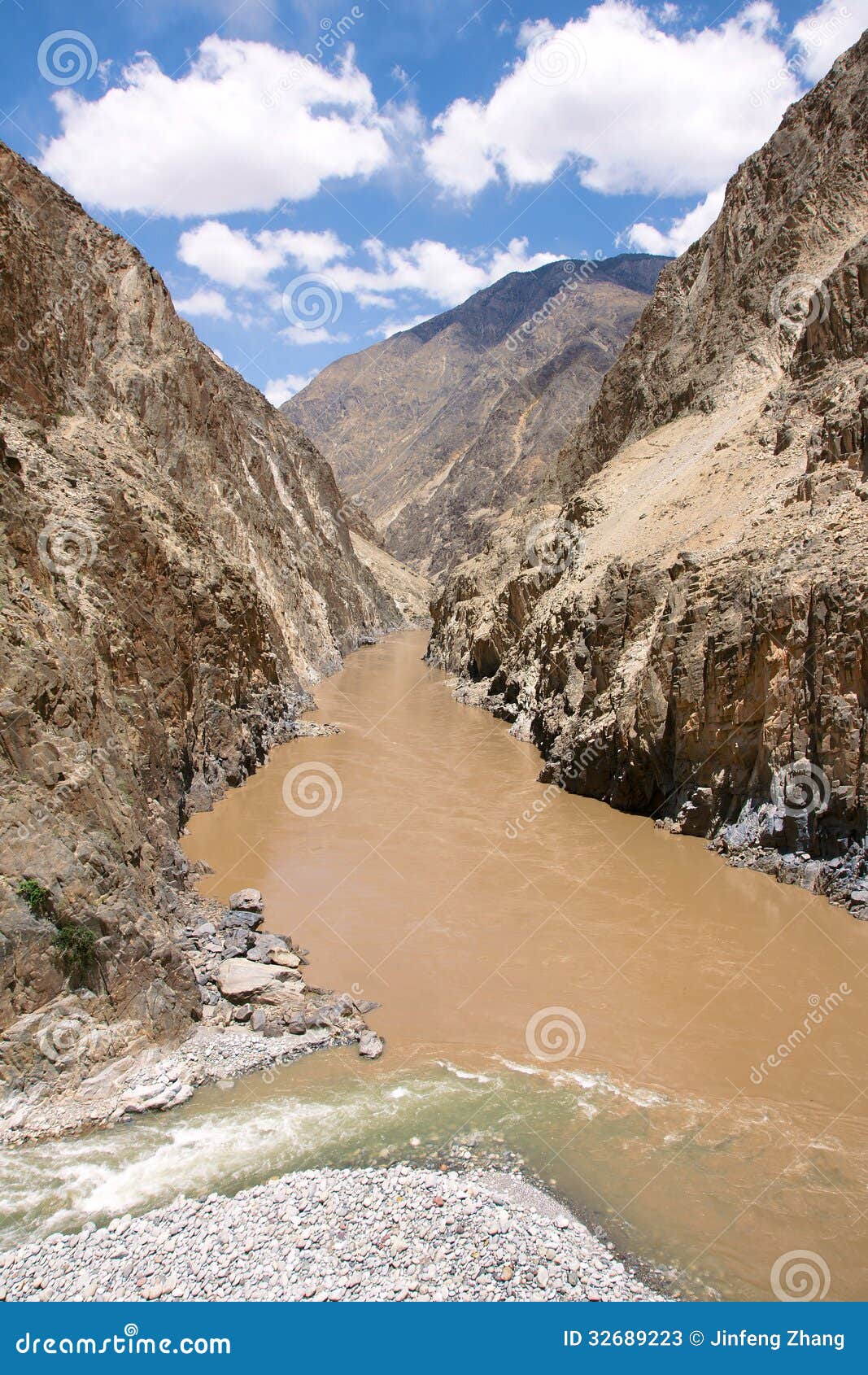 Nujiang River stock image. Image of cliff, canyon, river - 32689223
