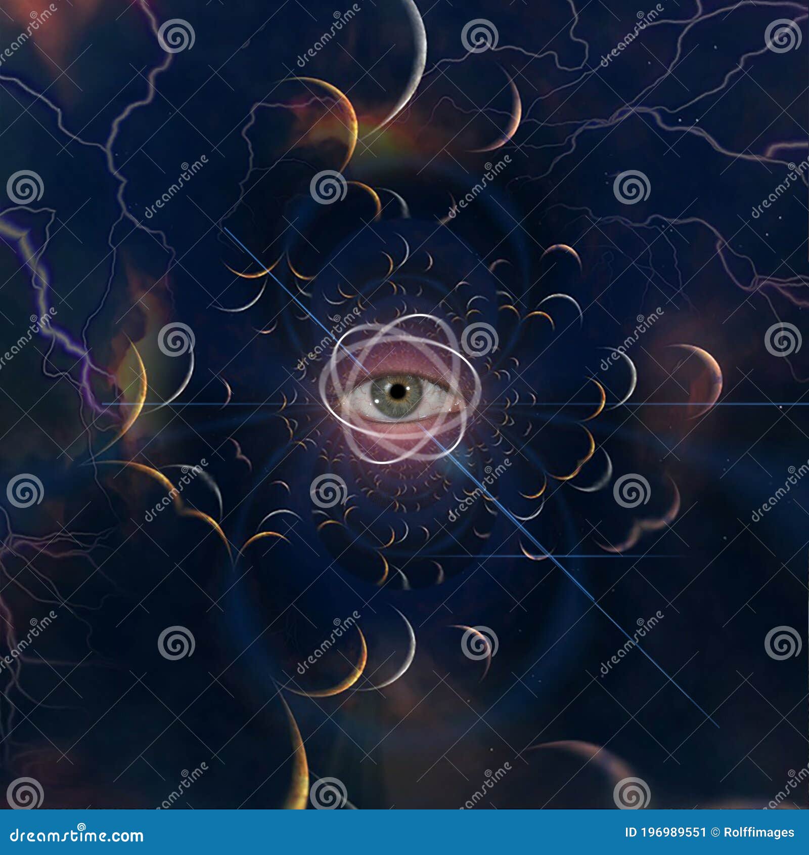 Nuke Eye stock illustration. Illustration of cosmic - 196989551
