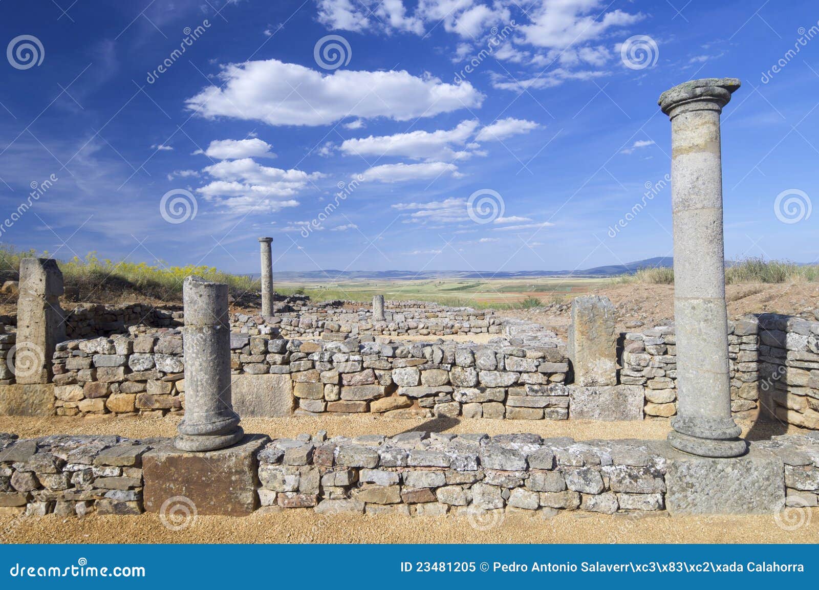 Numancia stock image. Image of edifice, castilla, heritage - 23481205