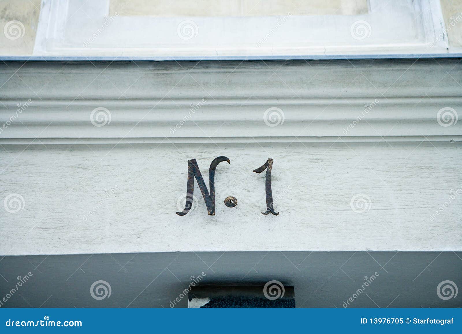 Number 1 stock image. Image of residential, vintage, door - 13976705