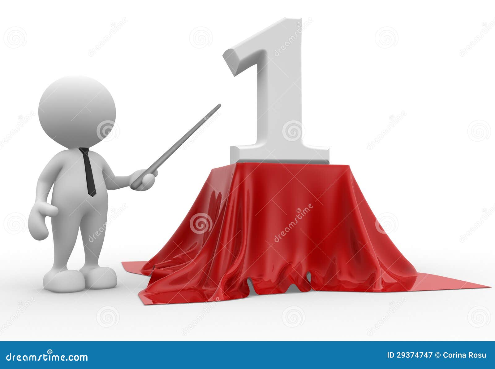 Number 1 stock illustration. Illustration of human, concept - 29374747