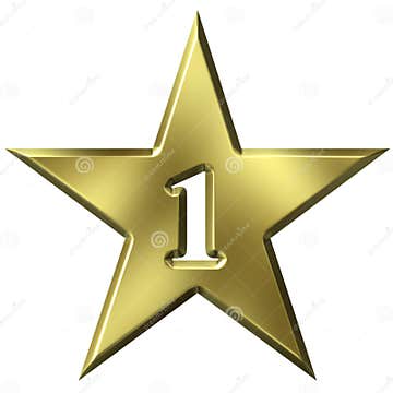 Number 1 Star stock illustration. Illustration of excellent - 5388182