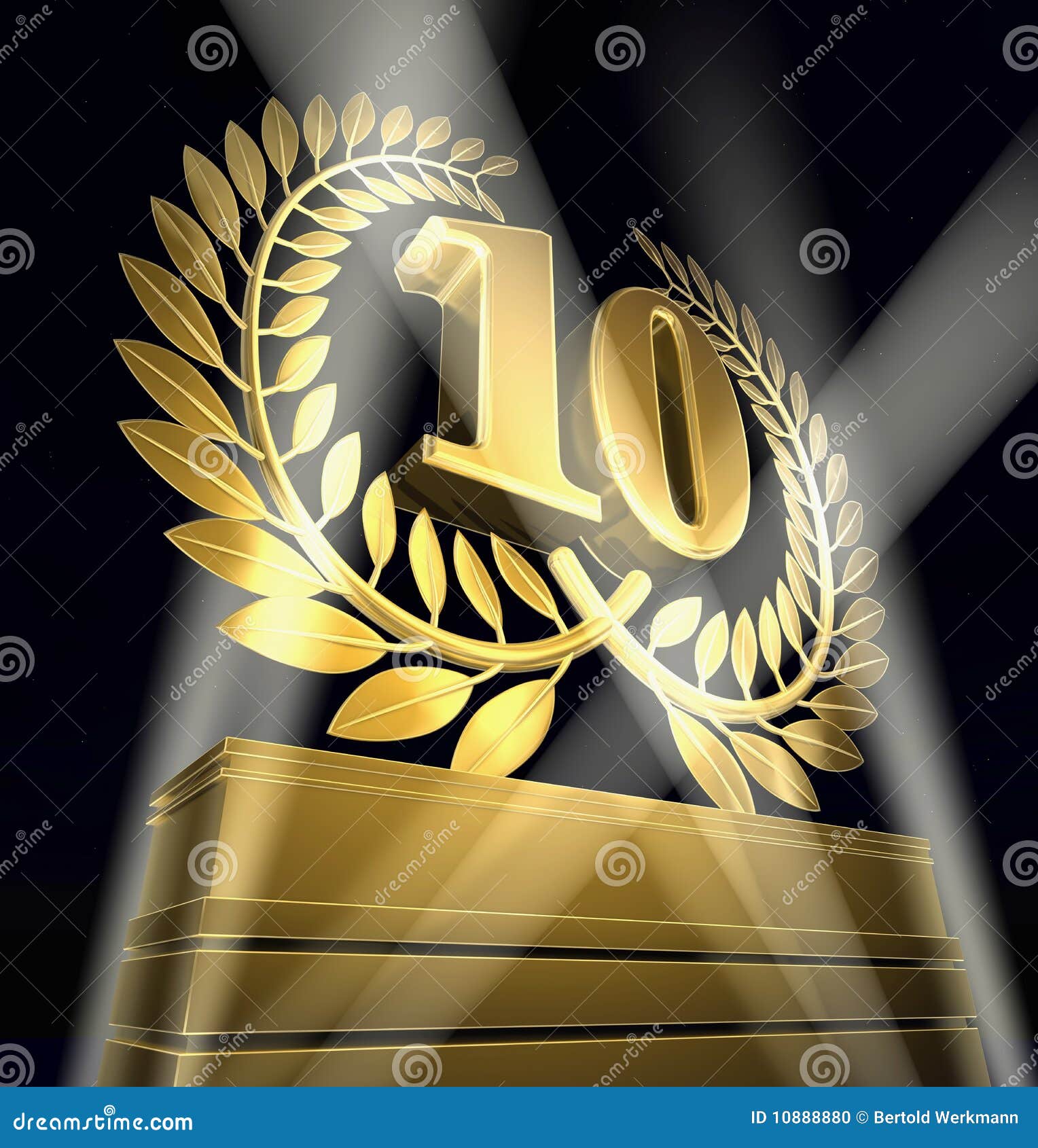 Number 10 stock illustration. Illustration of birthday - 10888880