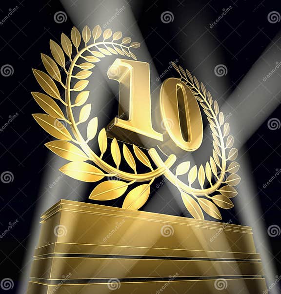 Number 10 stock illustration. Illustration of birthday - 10888880