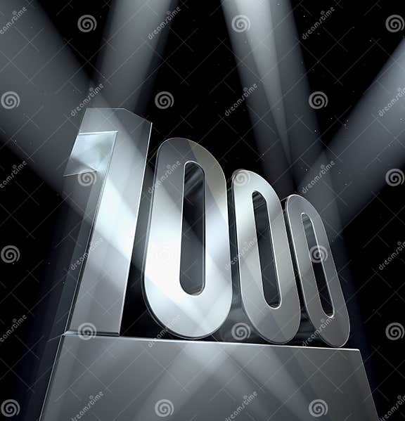 Number 1000 stock illustration. Illustration of cipher - 17350194