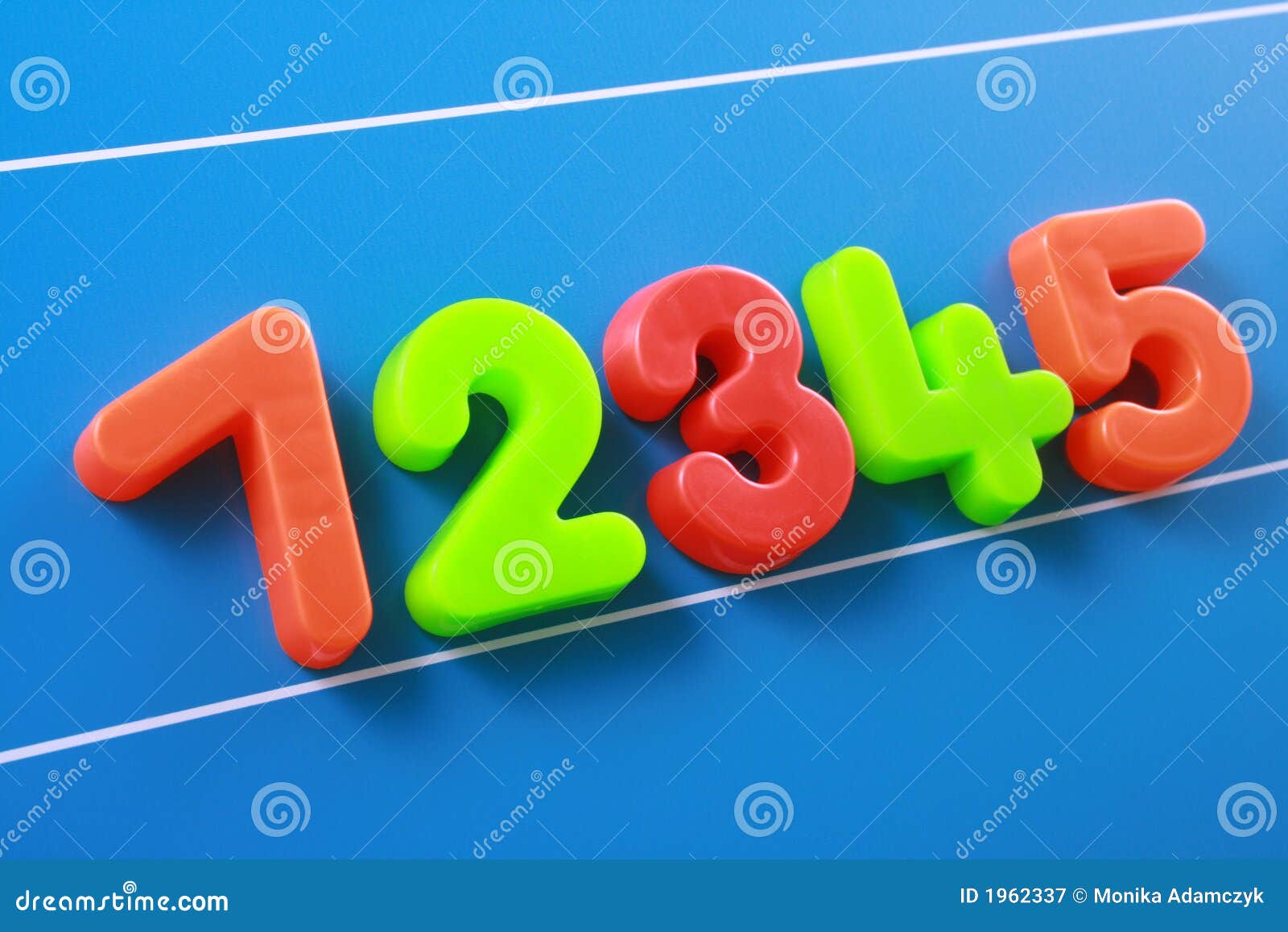 Number stock image. Image of calculation, plastic, learning - 1962337