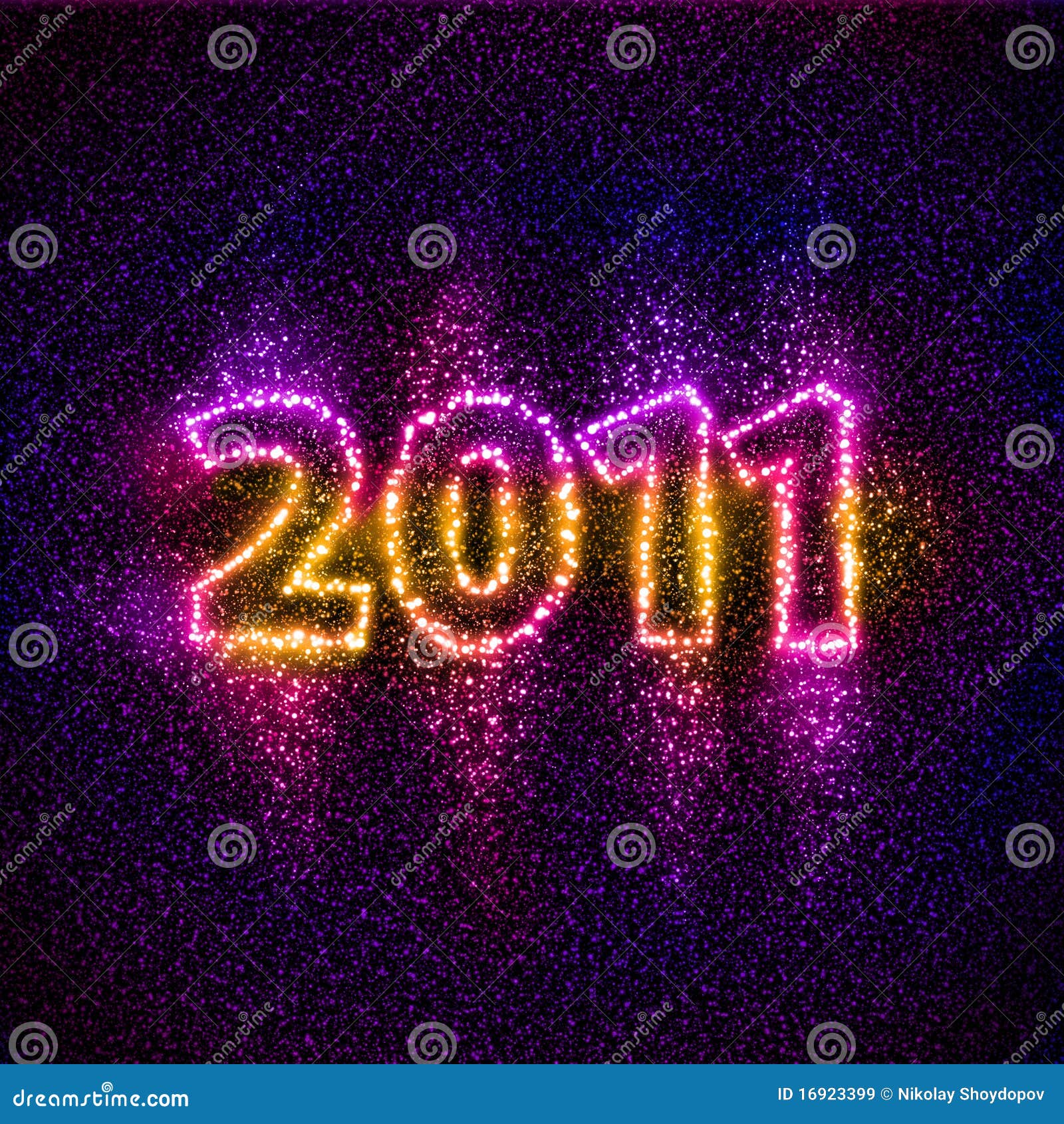 Number 2011 With Laurel Wreath Or Honor Wreath As A 3D-illustration, 3D ...