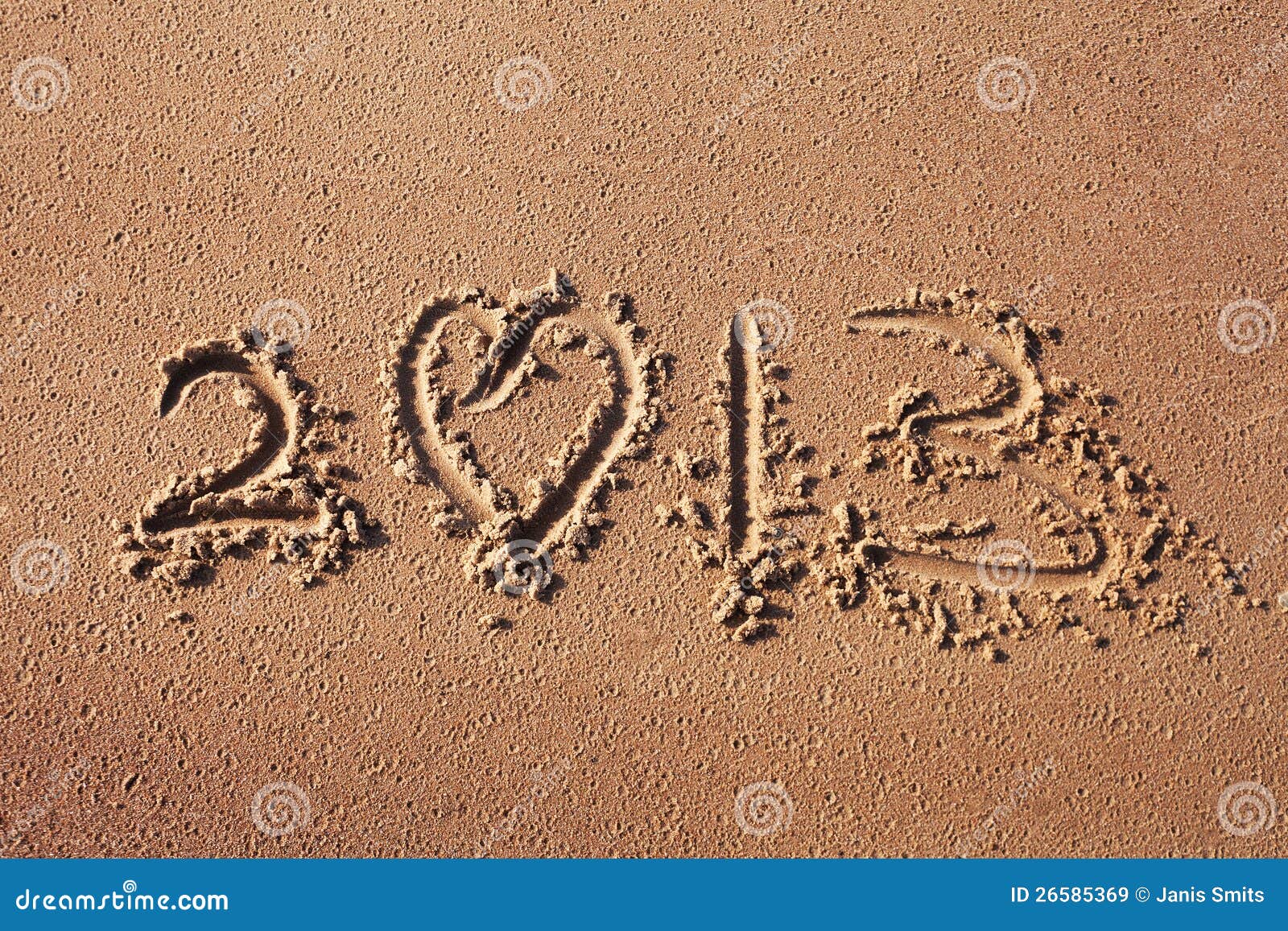 Number 2013. stock image. Image of year, concept, beach - 26585369