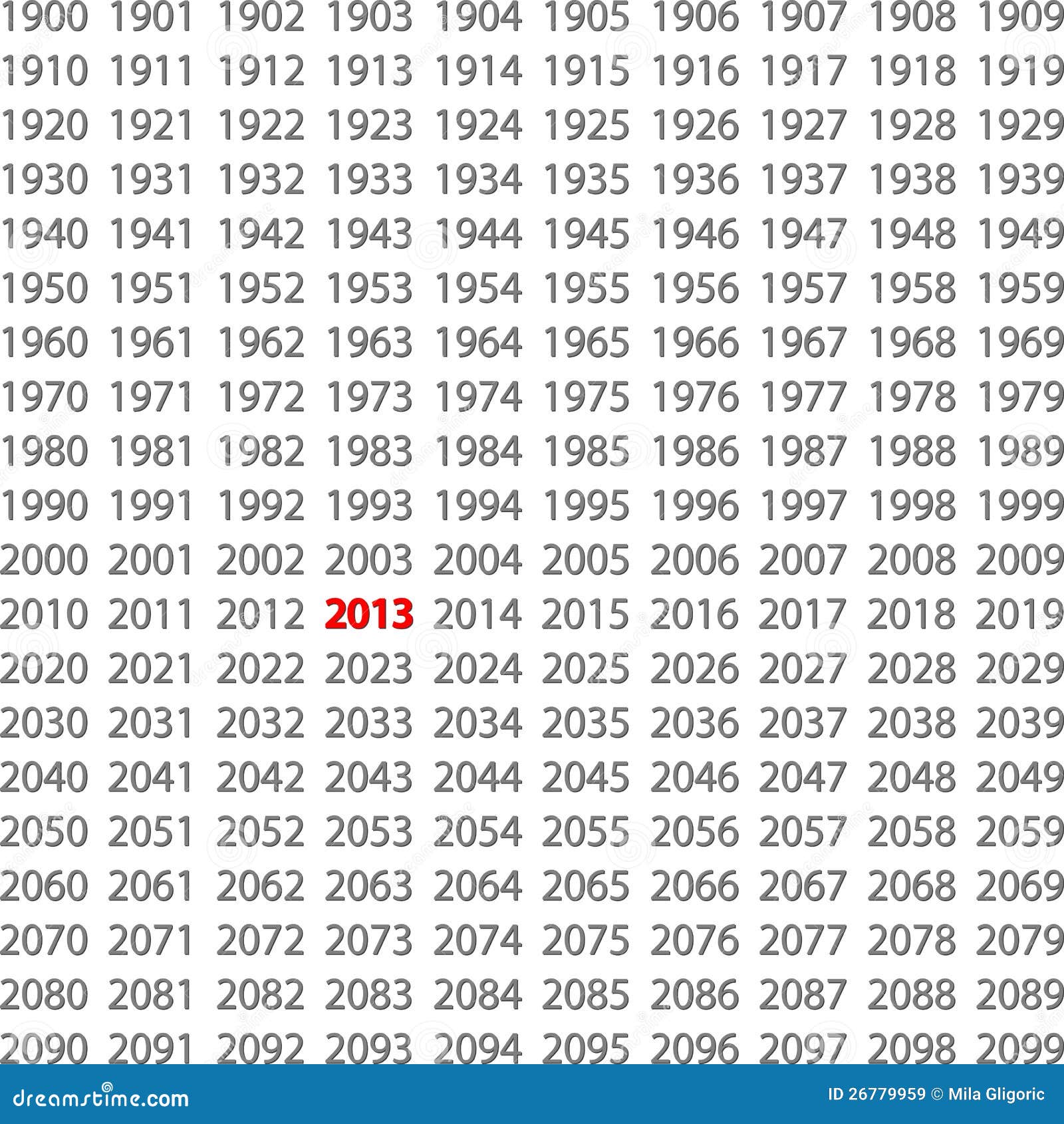 Number 2013 stock vector. Illustration of abstract, celebration - 26779959