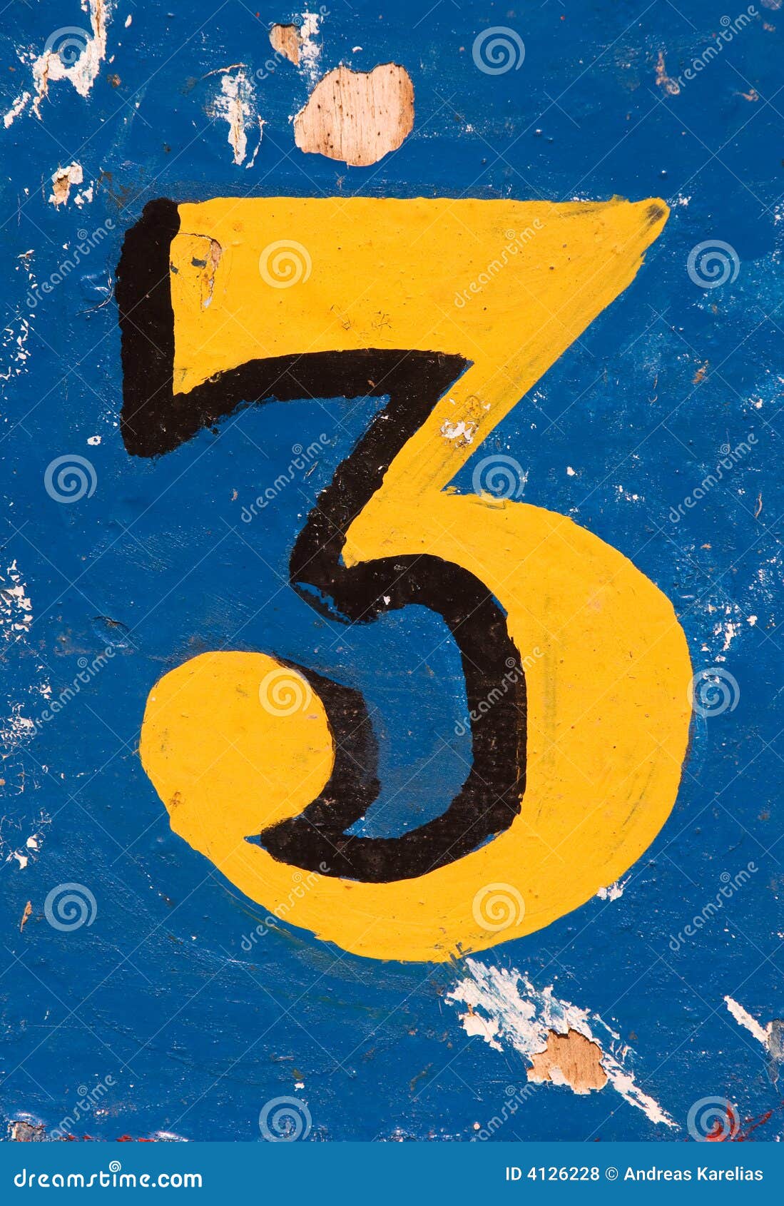 Number 3 stock photo. Image of numbering, three, colour - 4126228