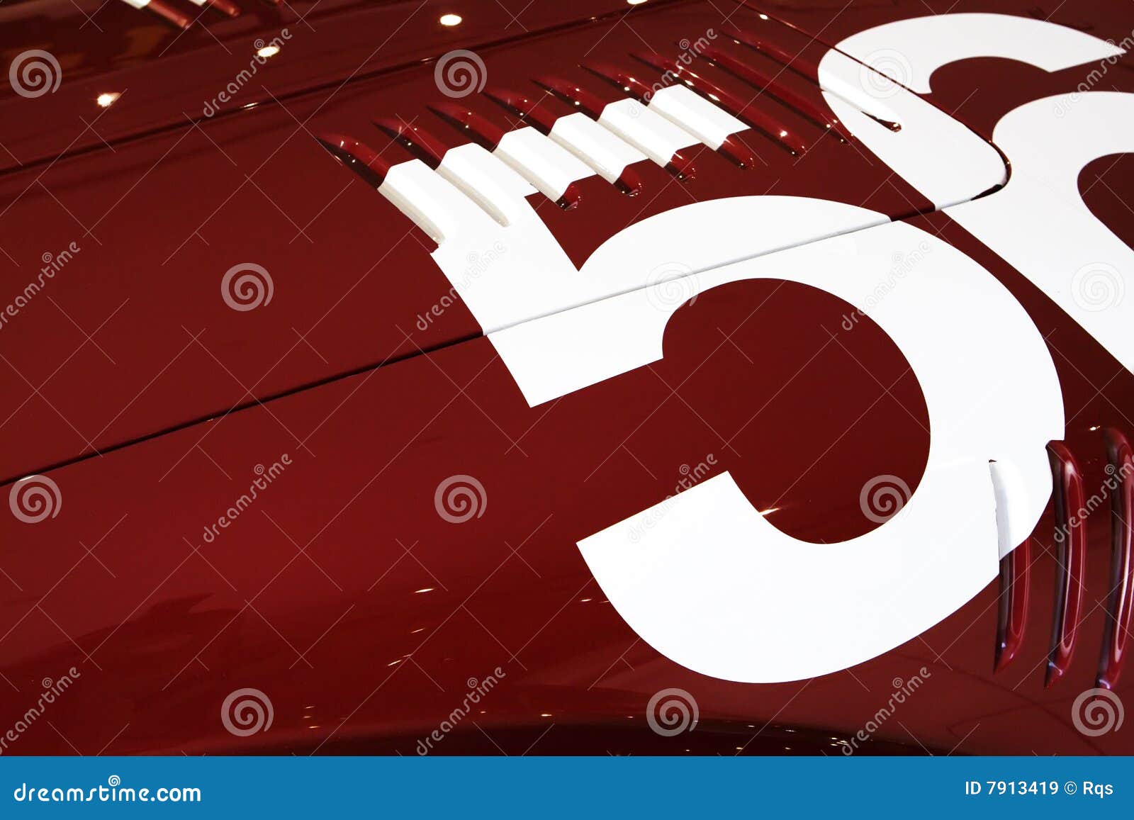 Number 56 of red car stock image. Image of oldtimer, economy - 7913419