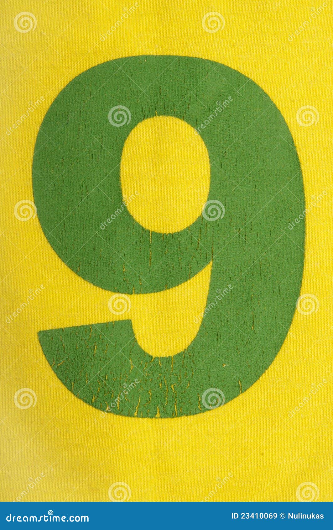 Number 9 stock image. Image of background, team, green - 23410069