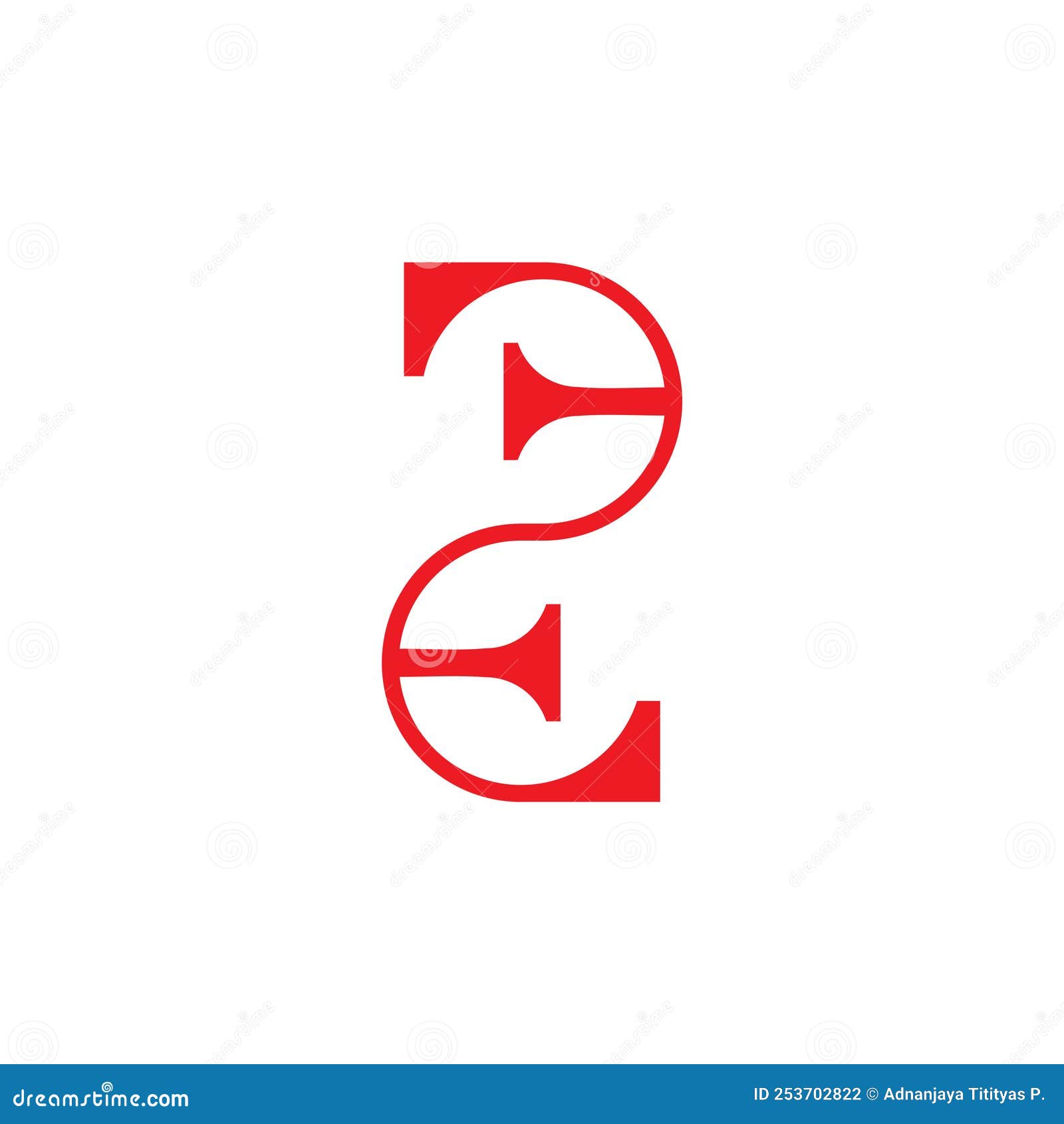 Number 2 Abstract Object Logo Vector Stock Vector - Illustration of ...