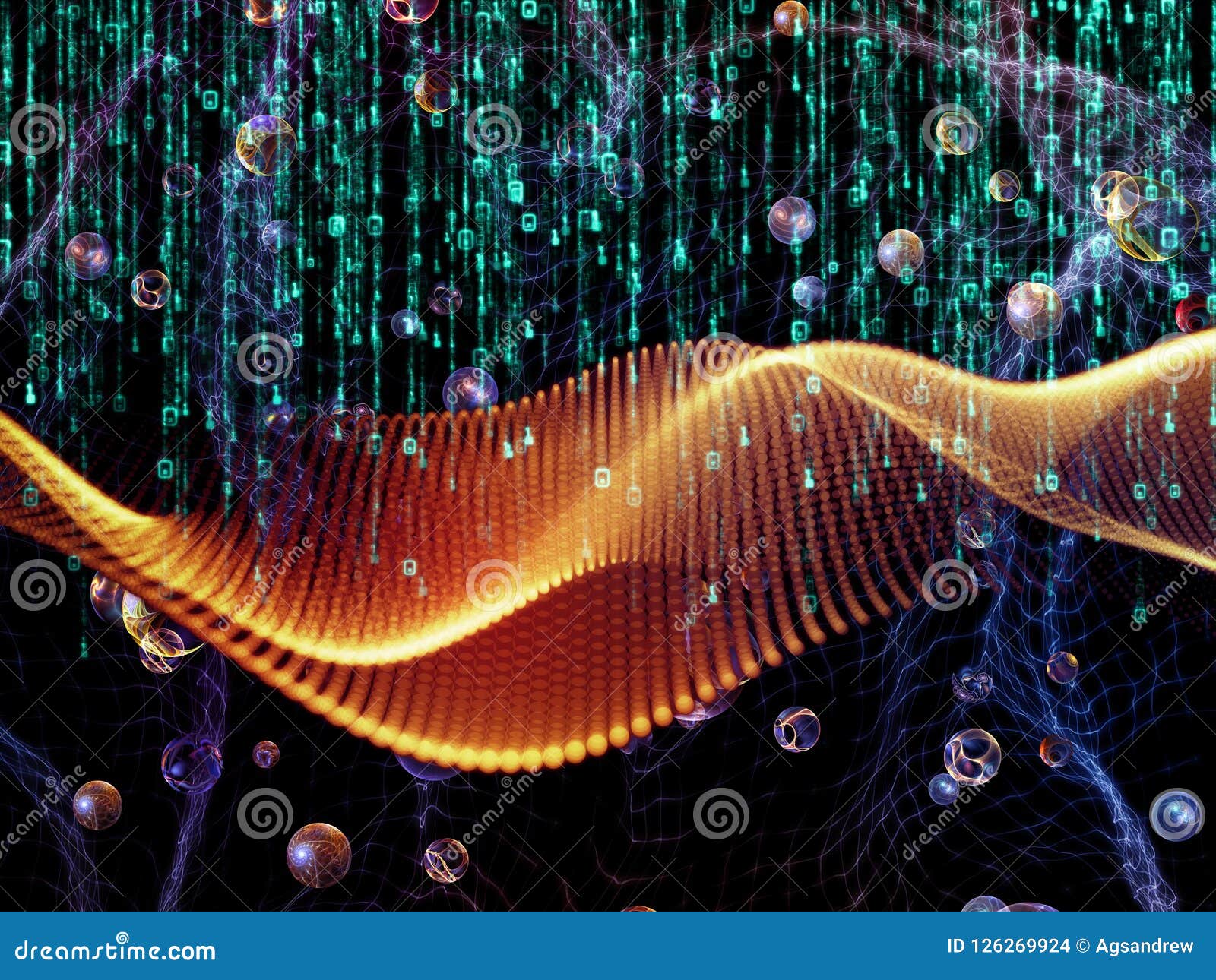 Number Abstraction stock photo. Image of information - 126269924