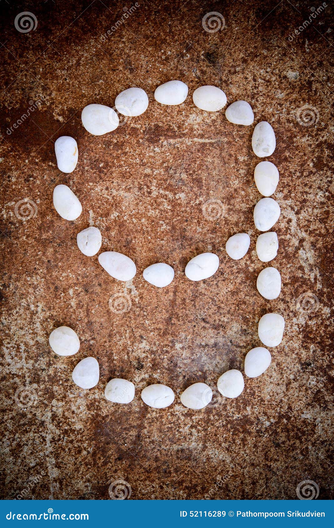 9 Number Alphabet Made Form White Stone Stock Image - Image of alphabet ...