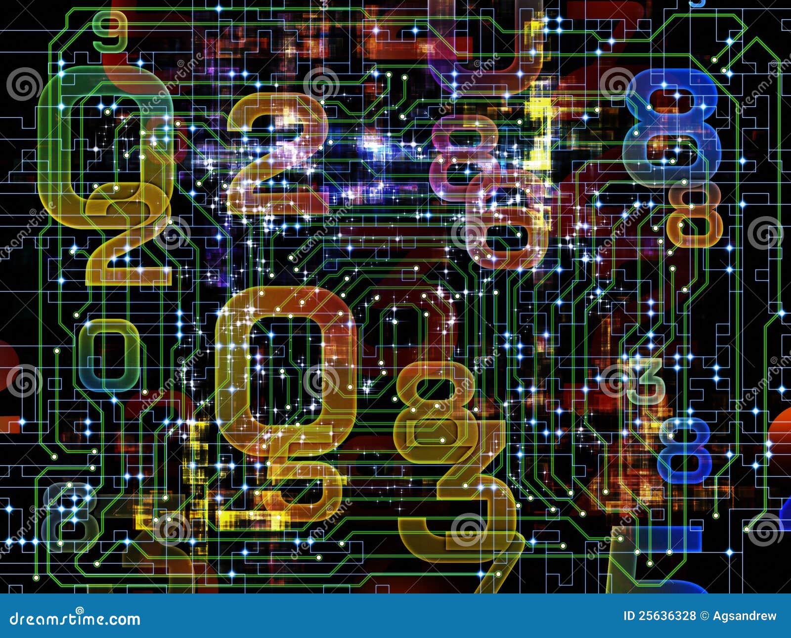 Number Backdrop stock illustration. Illustration of network - 25636328