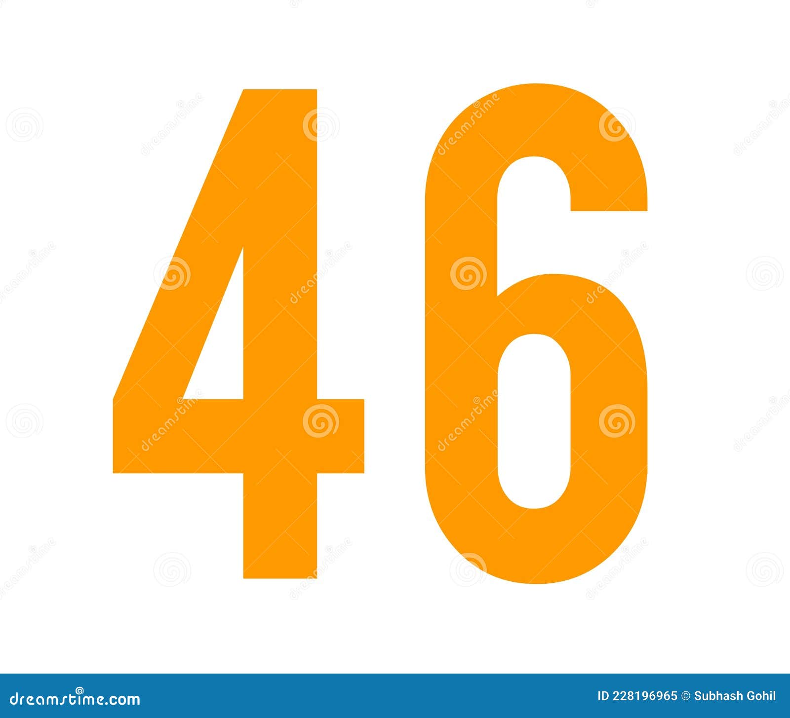 46 number background stock illustration. Illustration of diagram ...