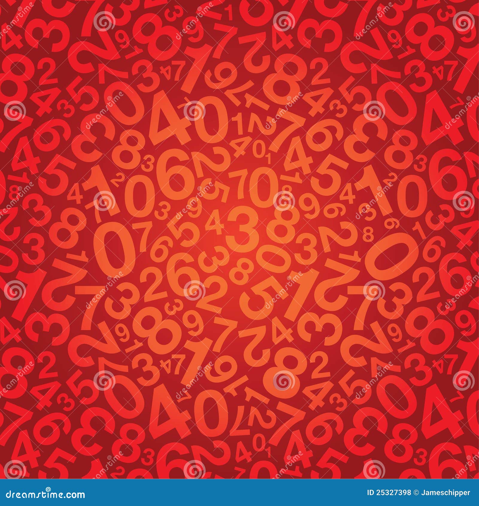 Number Background Cartoon Vector | CartoonDealer.com #41386873